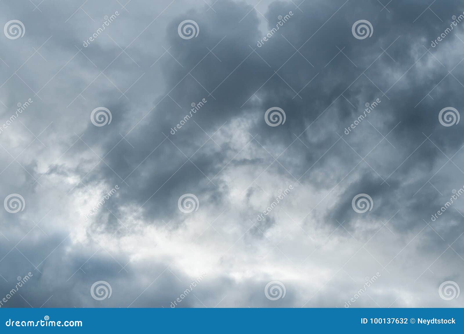 Cloudy sky texture stock photo. Image of grey, meteorology - 100137632