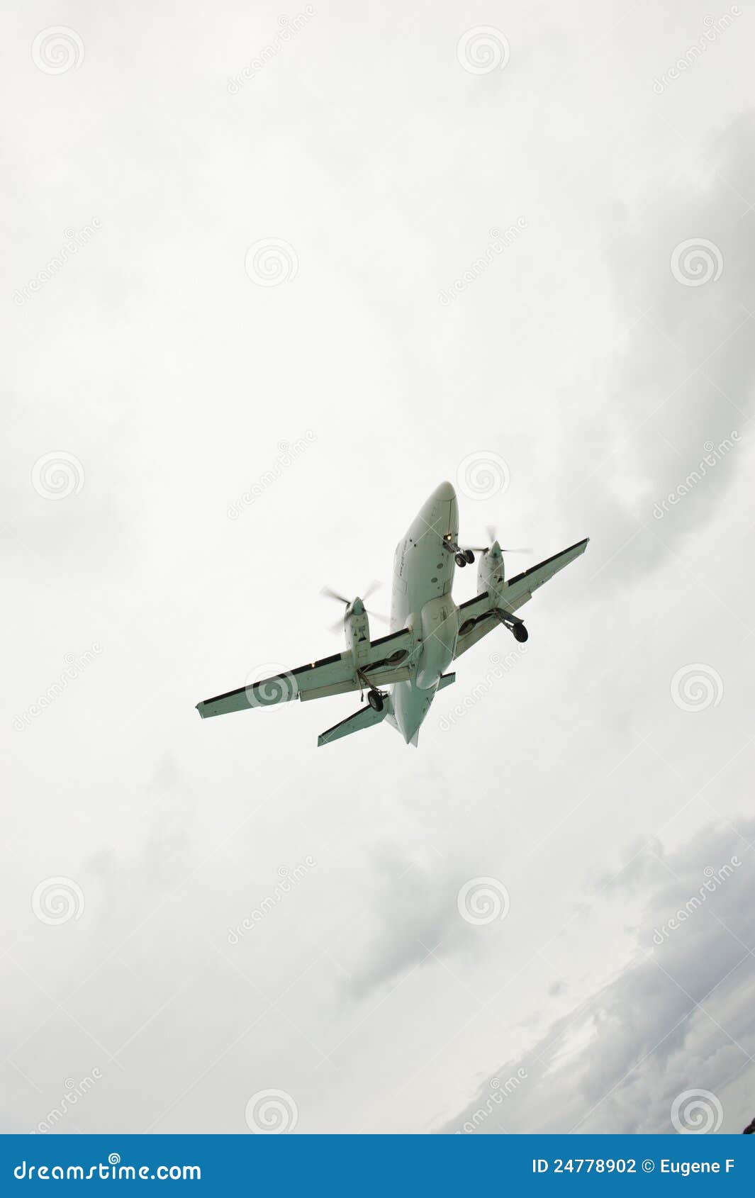 Cloudy Slanted Airplane stock photo. Image of leaning - 24778902