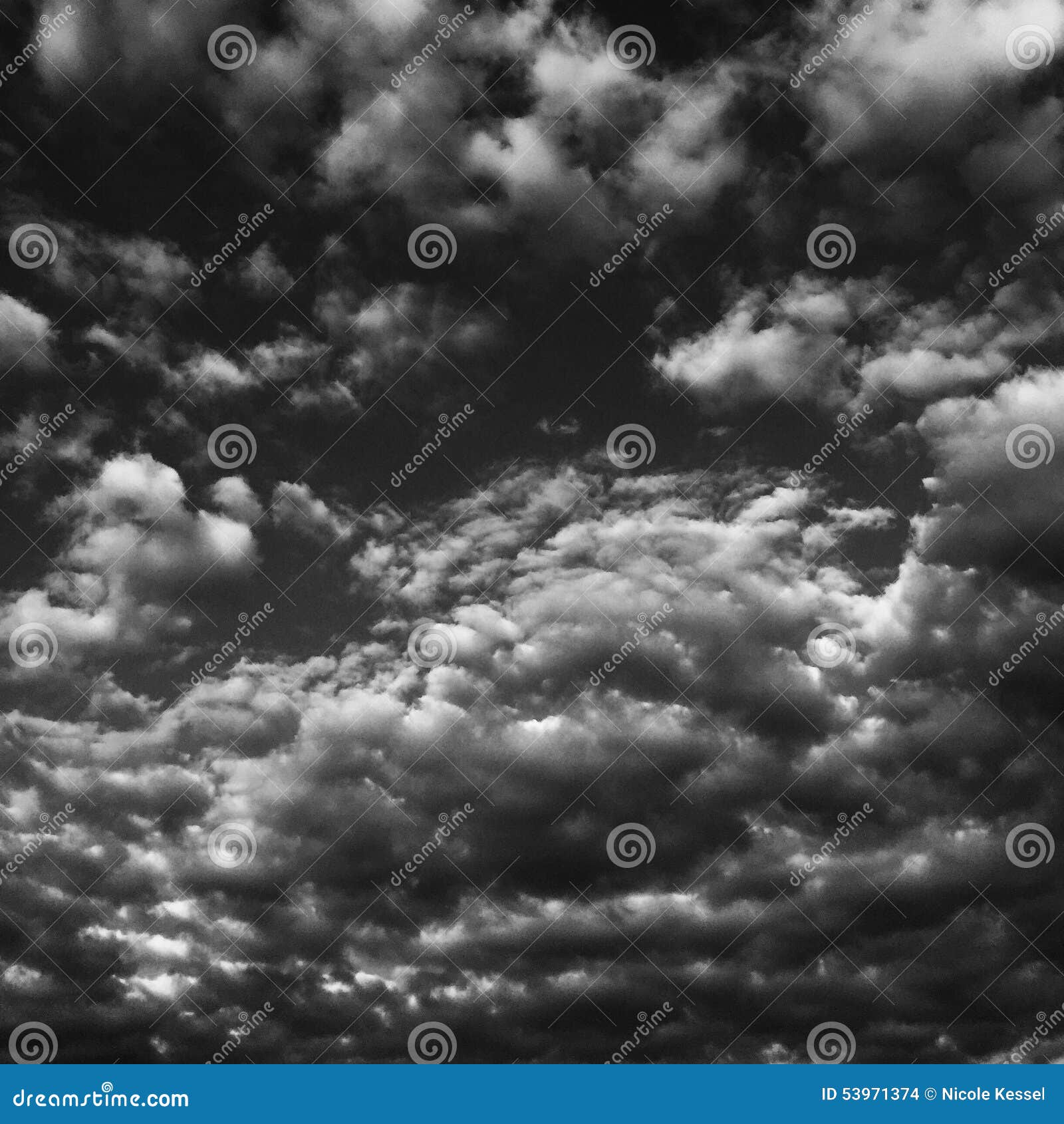 Cloudy Spring Day stock photo. Image of black, spring - 53971374