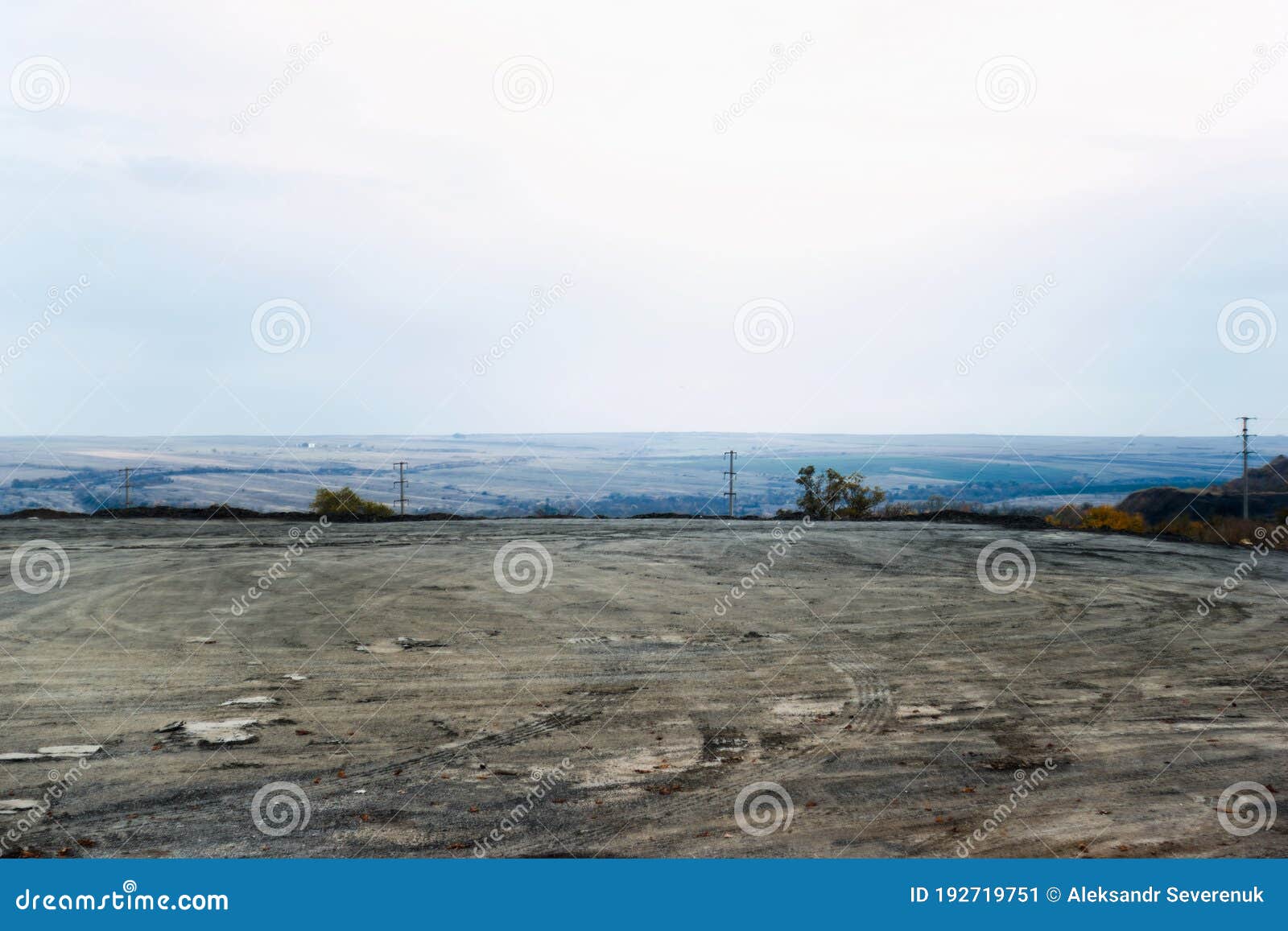 Cloudy Spring Day on the Gorizon Editorial Photo - Image of plot ...