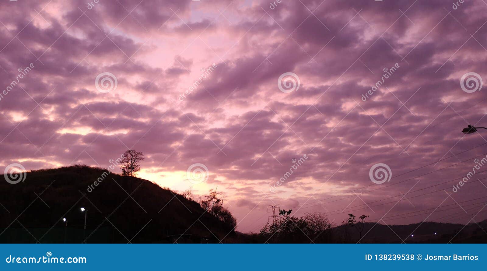 Cloudy summer sunset stock photo. Image of sunset, summer - 138239538