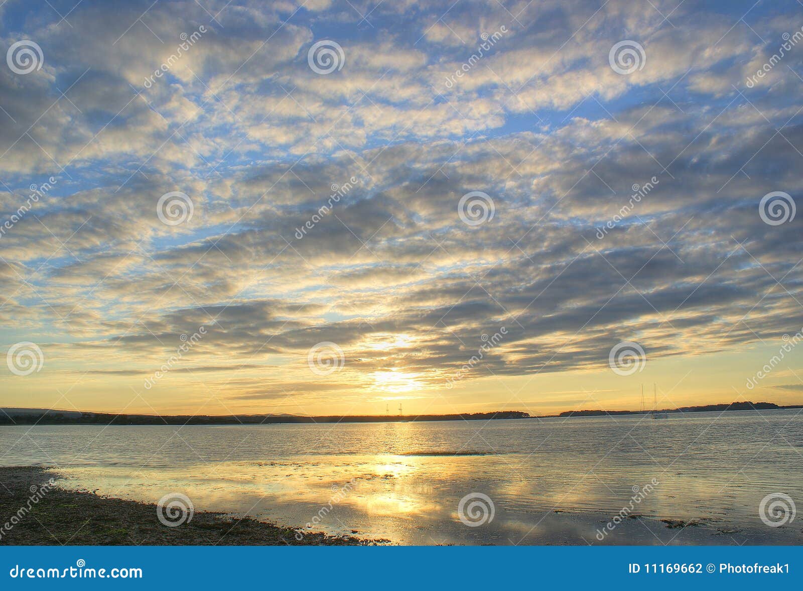 Cloudy Sunset stock photo. Image of cloud, bright, cloudy - 11169662