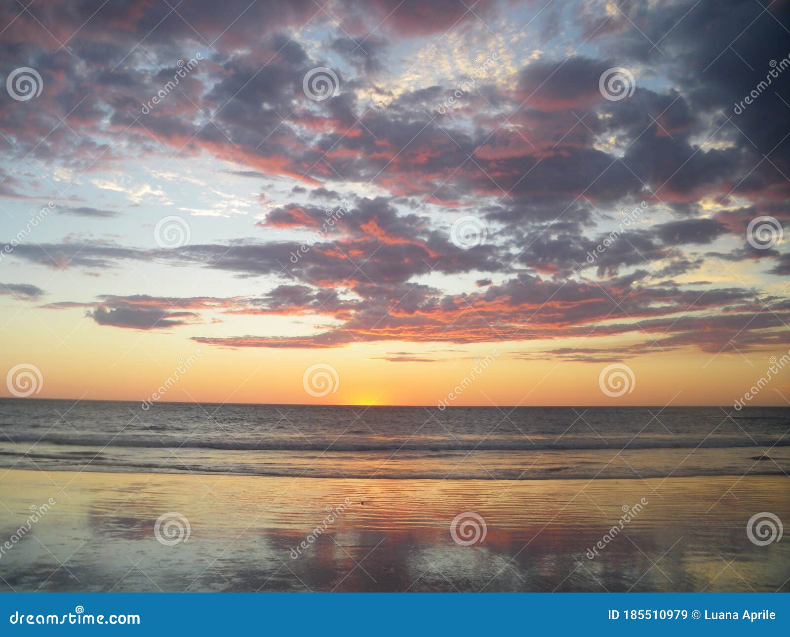 Cloudy Sunset in Broome, Australia Stock Image - Image of sunset, sand ...