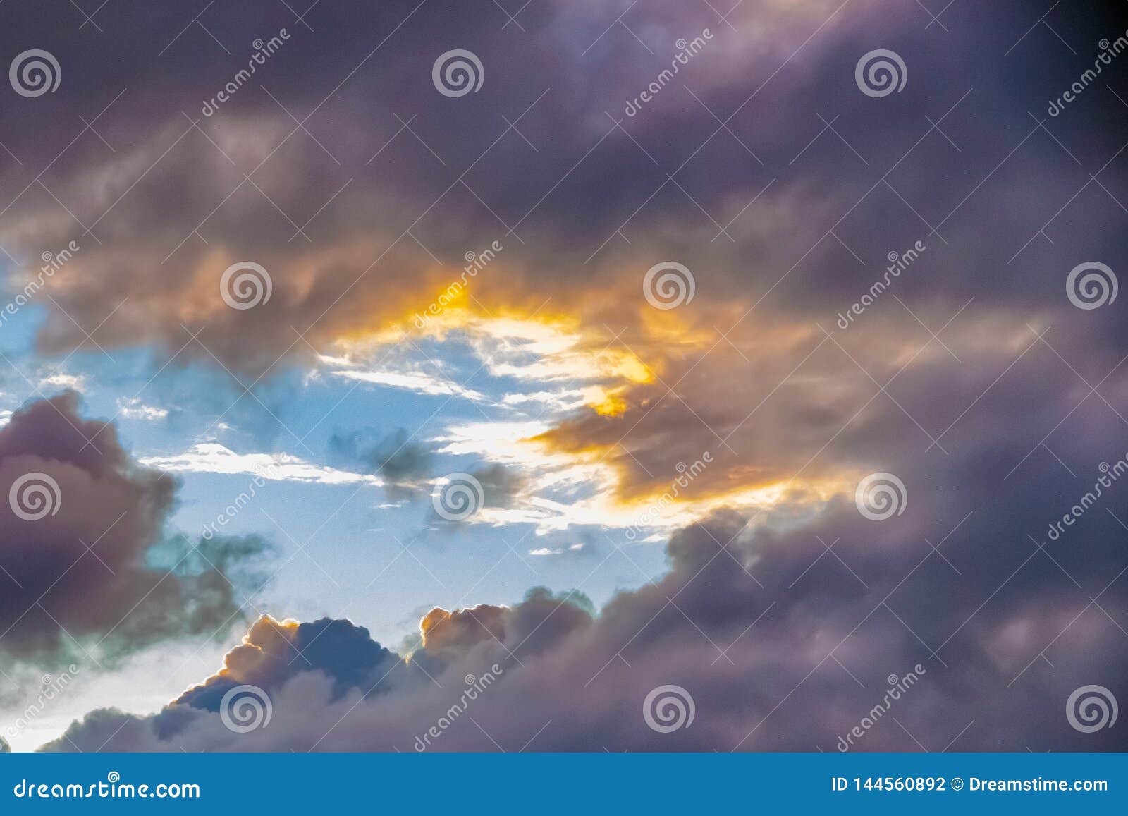 Cloudy sunset lights stock photo. Image of lights, clouds - 144560892