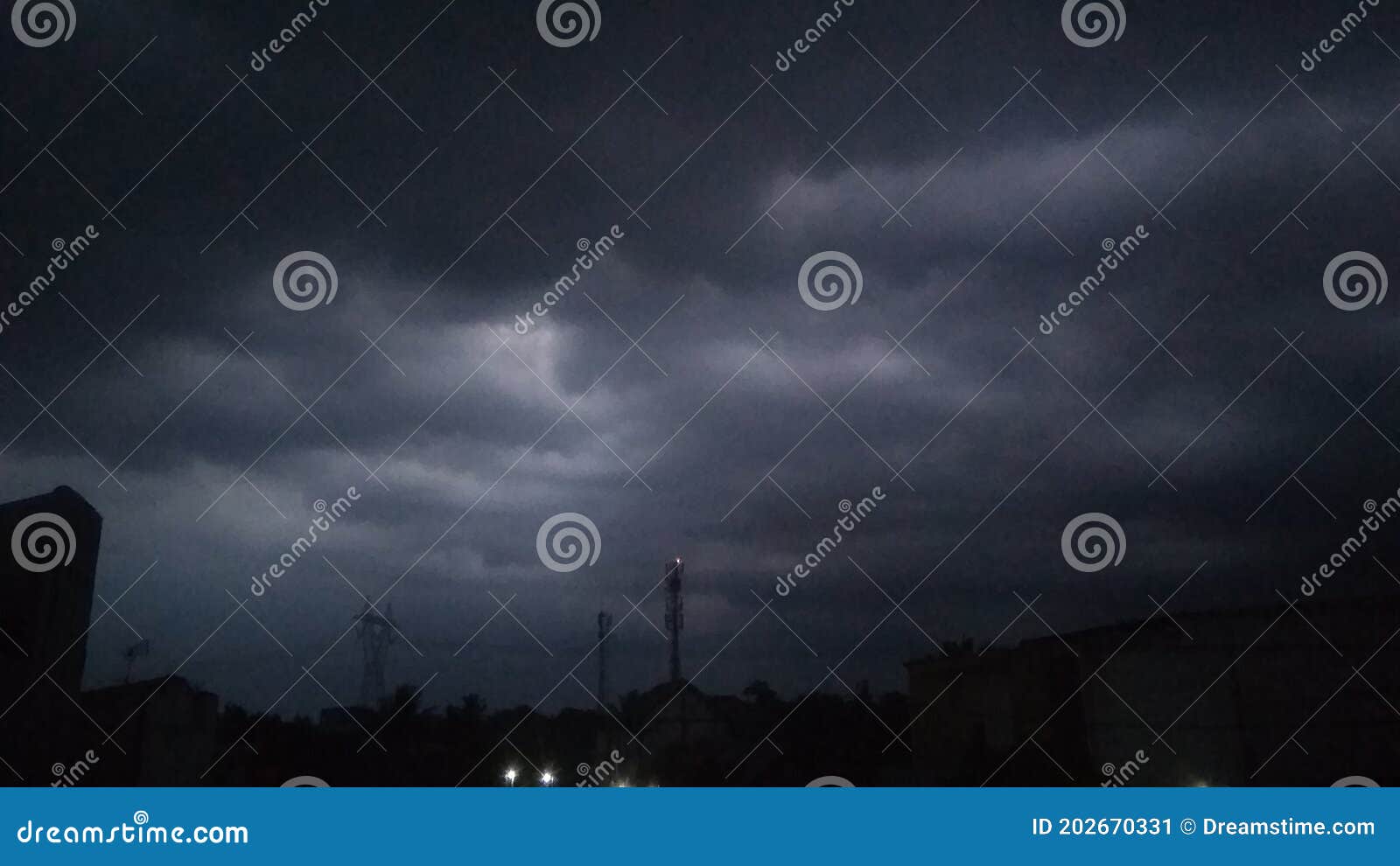 Cloudy Weather in the Afternoon Stock Image - Image of afternoon ...