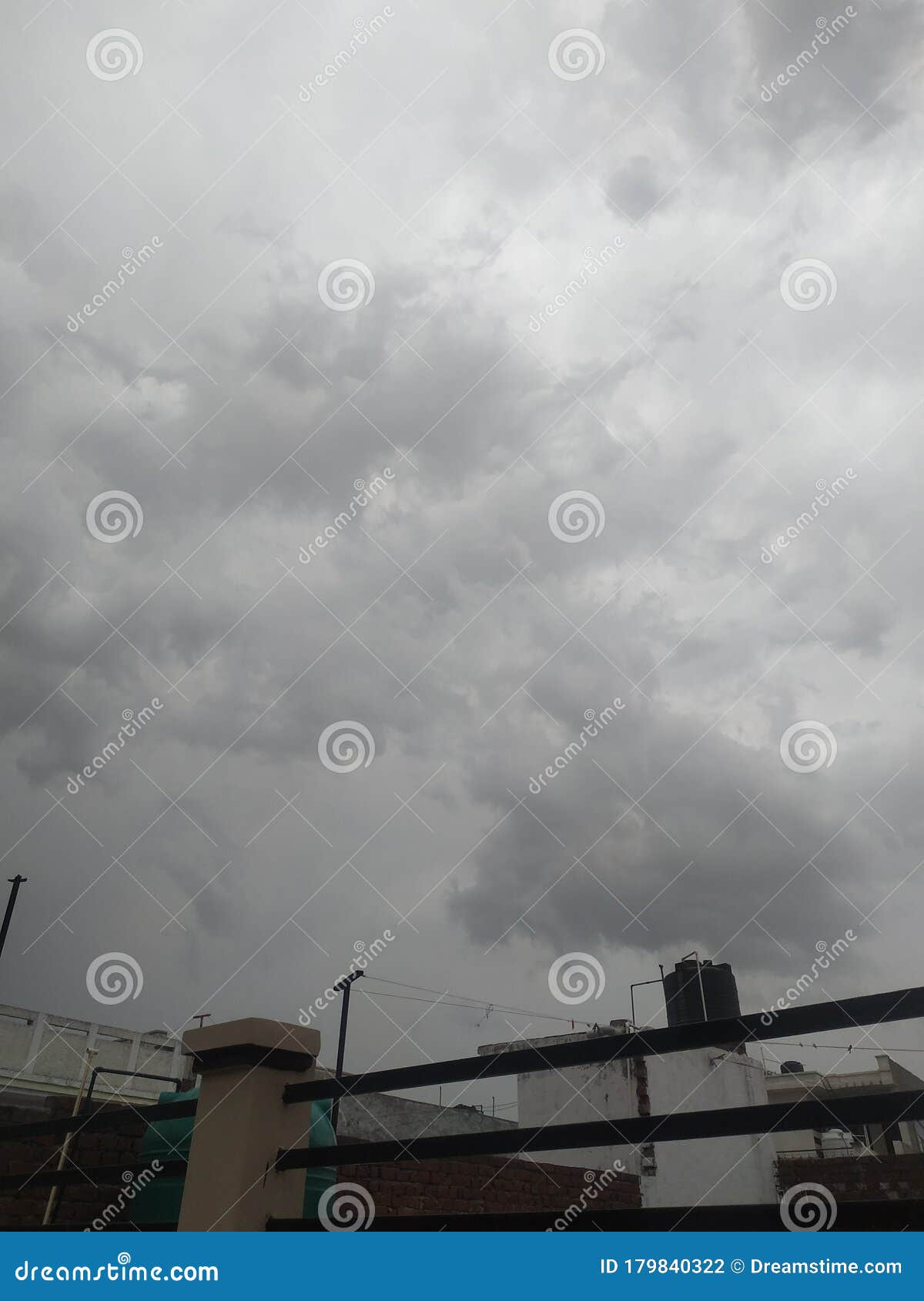 Cloudy Weather with Rain and Sun Stock Photo - Image of romantics ...