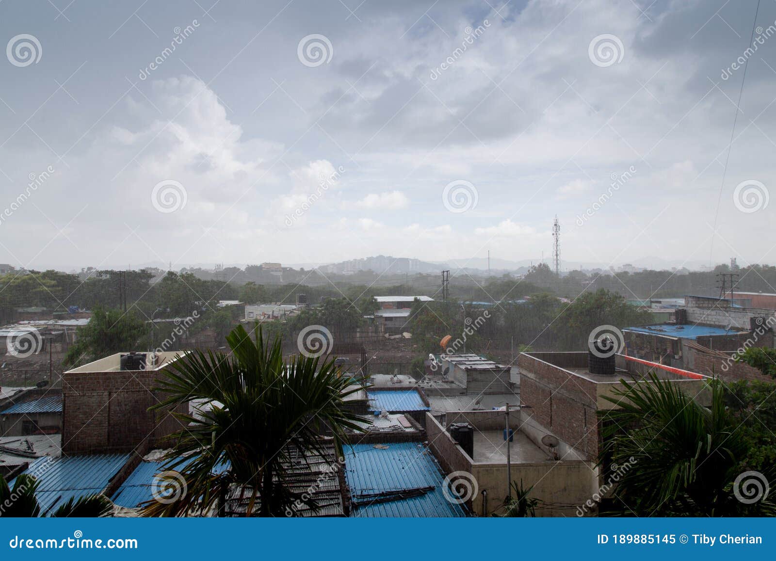 Cloudy Weather and Rainy Climate in Pune, Maharashtra Stock Image ...