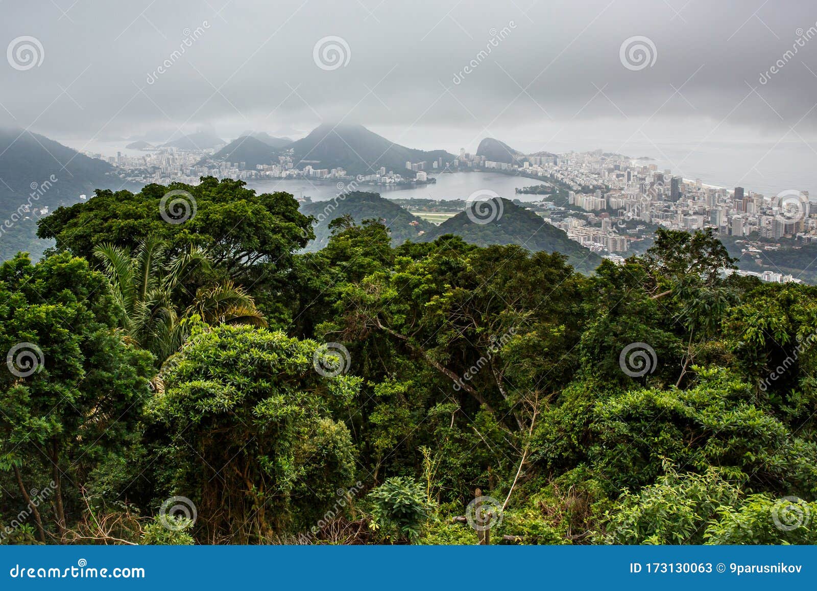 Cloudy Weather in Rio De Janeiro, Brazil Stock Image - Image of america ...