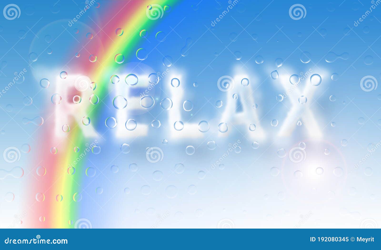 Cloudy word stock illustration. Illustration of symbol - 192080345