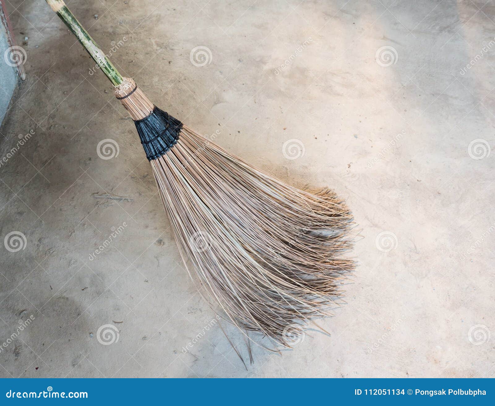 The Stick Broom Is A Traditional Indonesian Broom Royalty-Free Stock ...