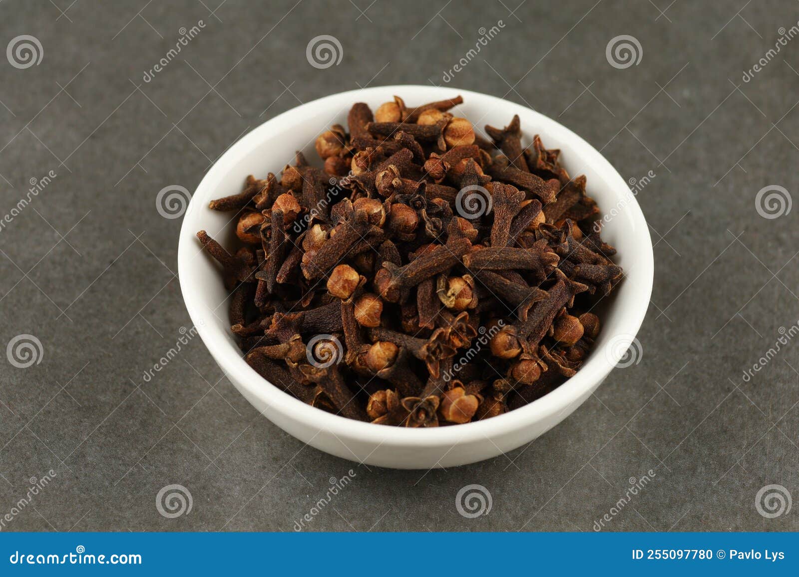 Clove Spice in a White Ceramic Vessel Stock Photo - Image of aromatic ...