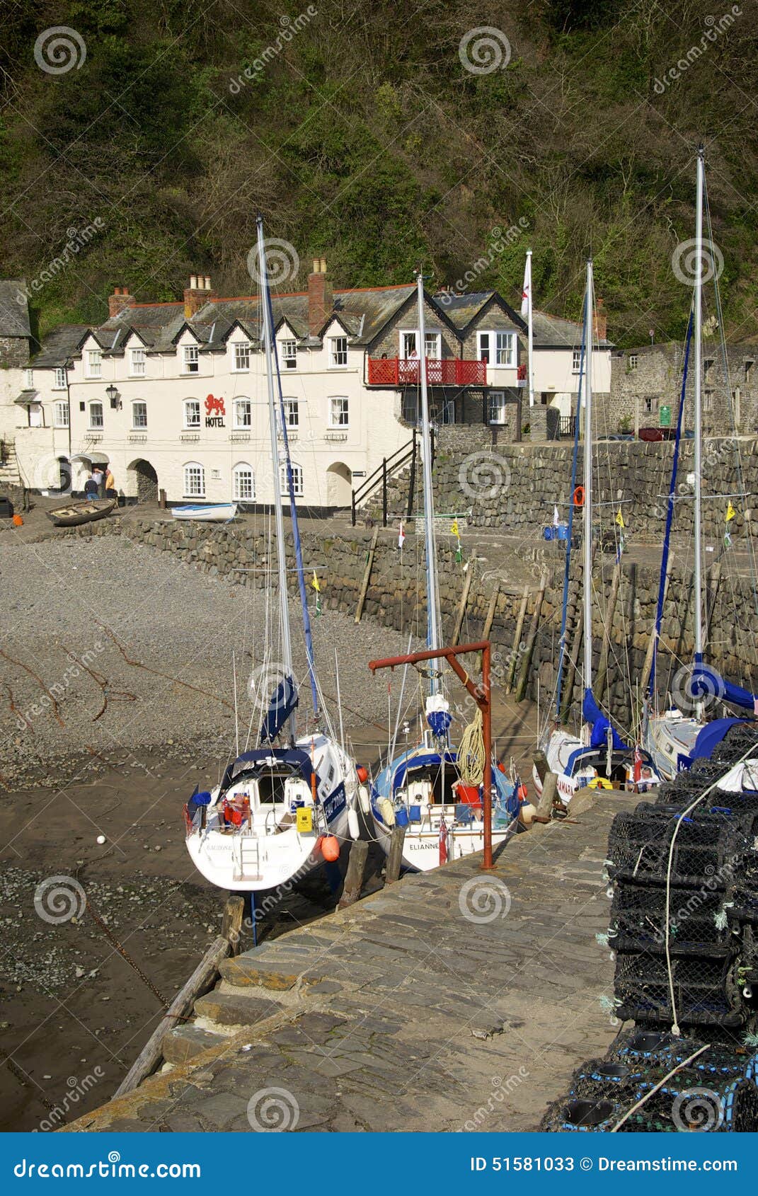 Clovelly, Cornwall, UK editorial stock photo. Image of cornwall - 51581033