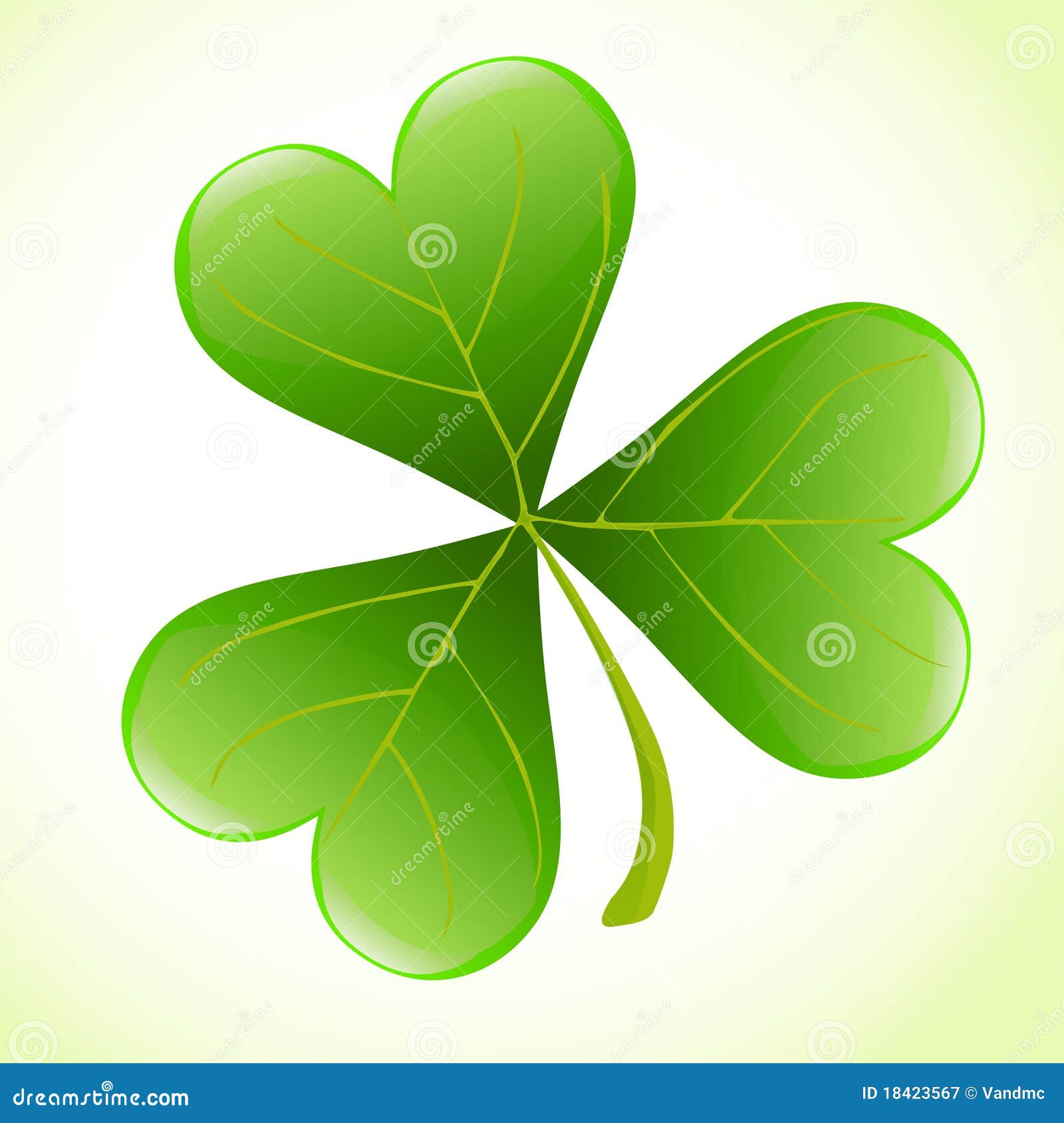 Clover Abstract Illustration Stock Vector - Illustration of plant ...