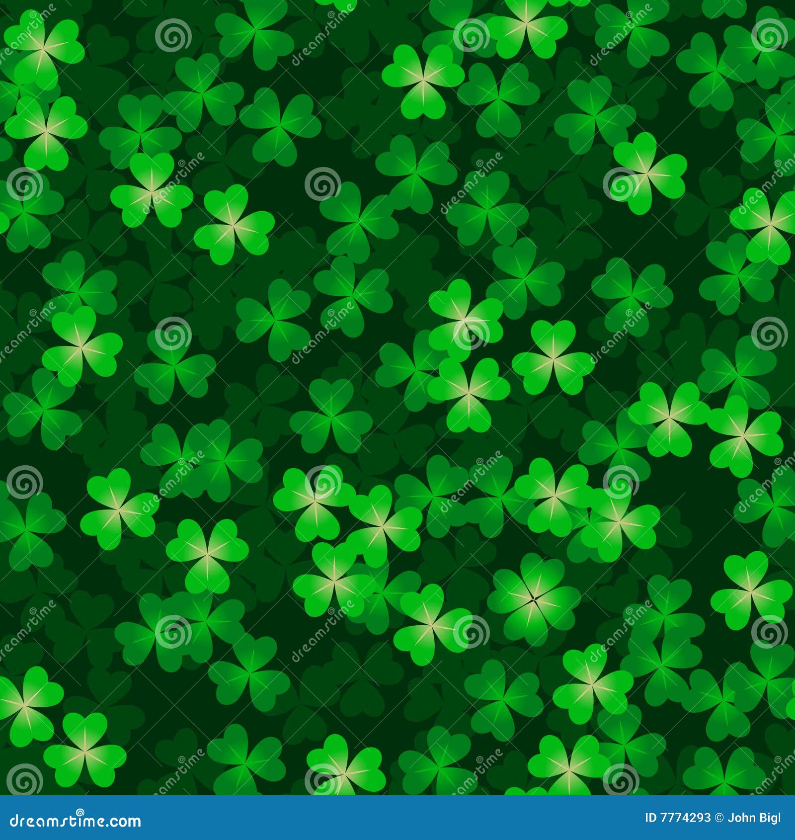 Clover background stock vector. Illustration of holiday - 7774293