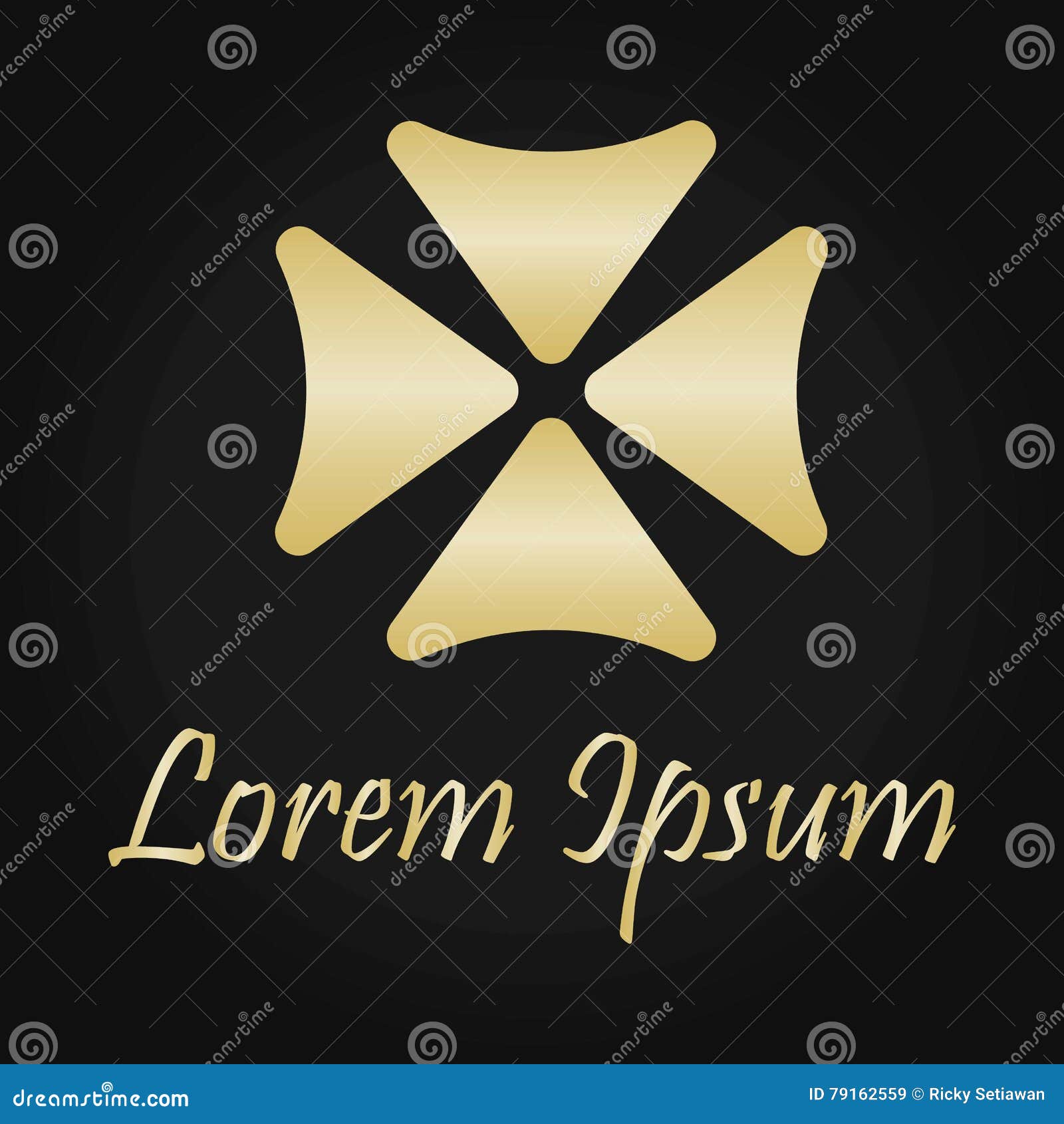 Clover or Flower Logo Template Stock Illustration - Illustration of ...