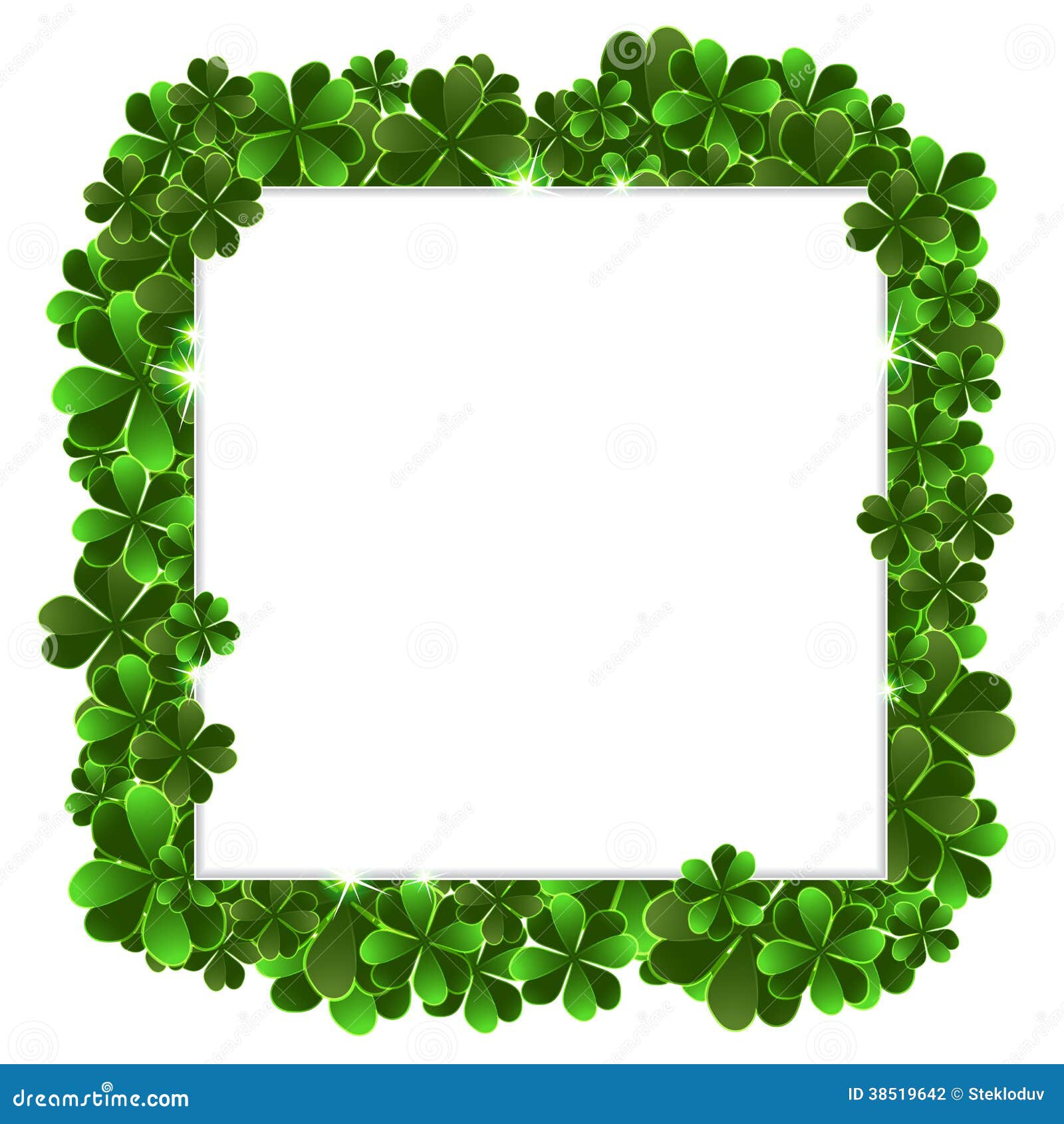 Clover frame stock vector. Illustration of celtic, culture - 38519642