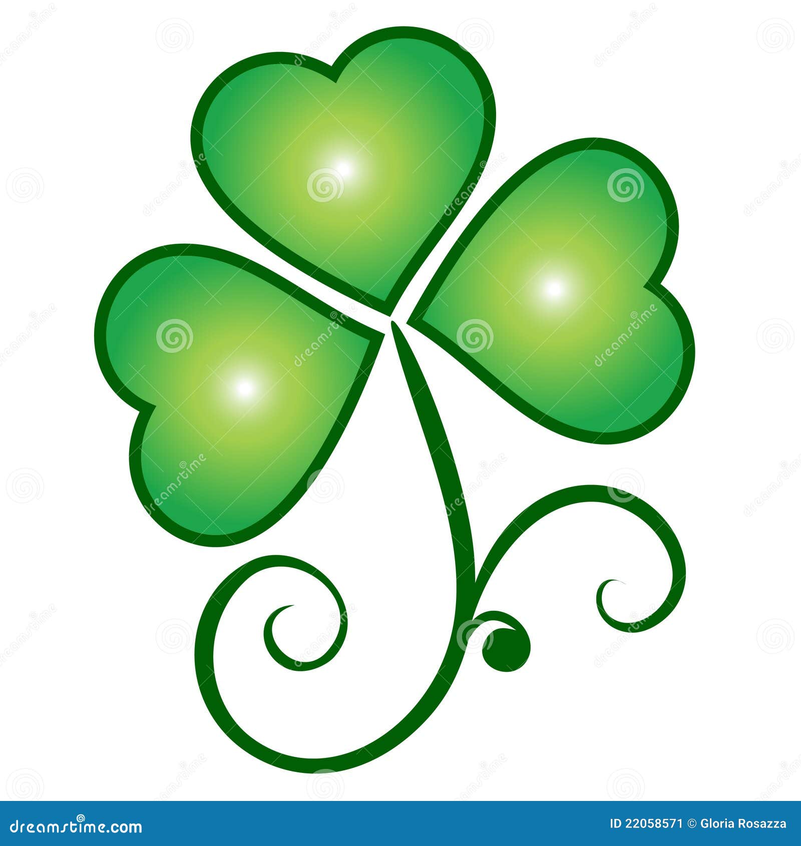 Clover icon stock illustration. Illustration of flora - 22058571