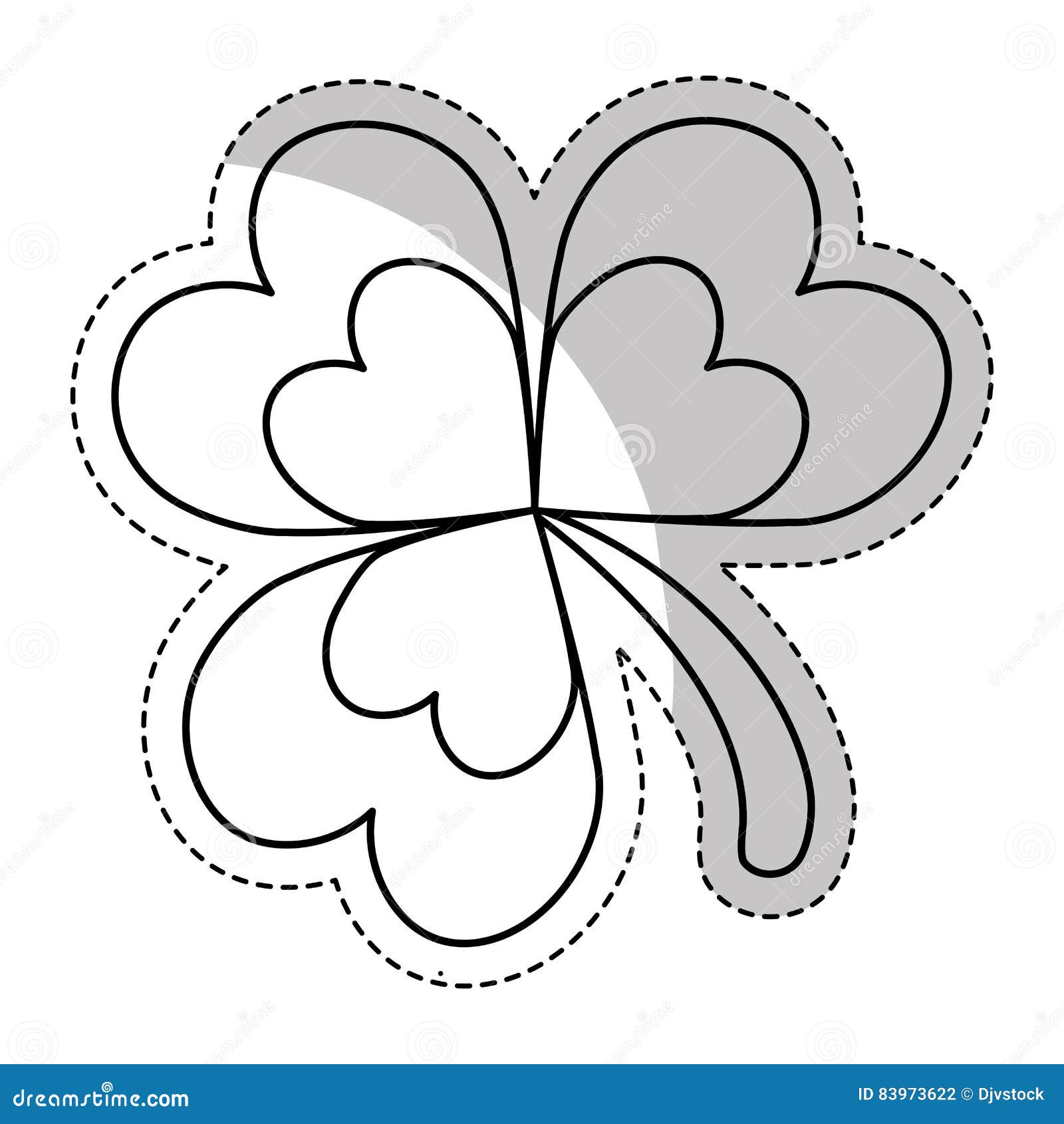 Clover icon image stock illustration. Illustration of graphic - 83973622