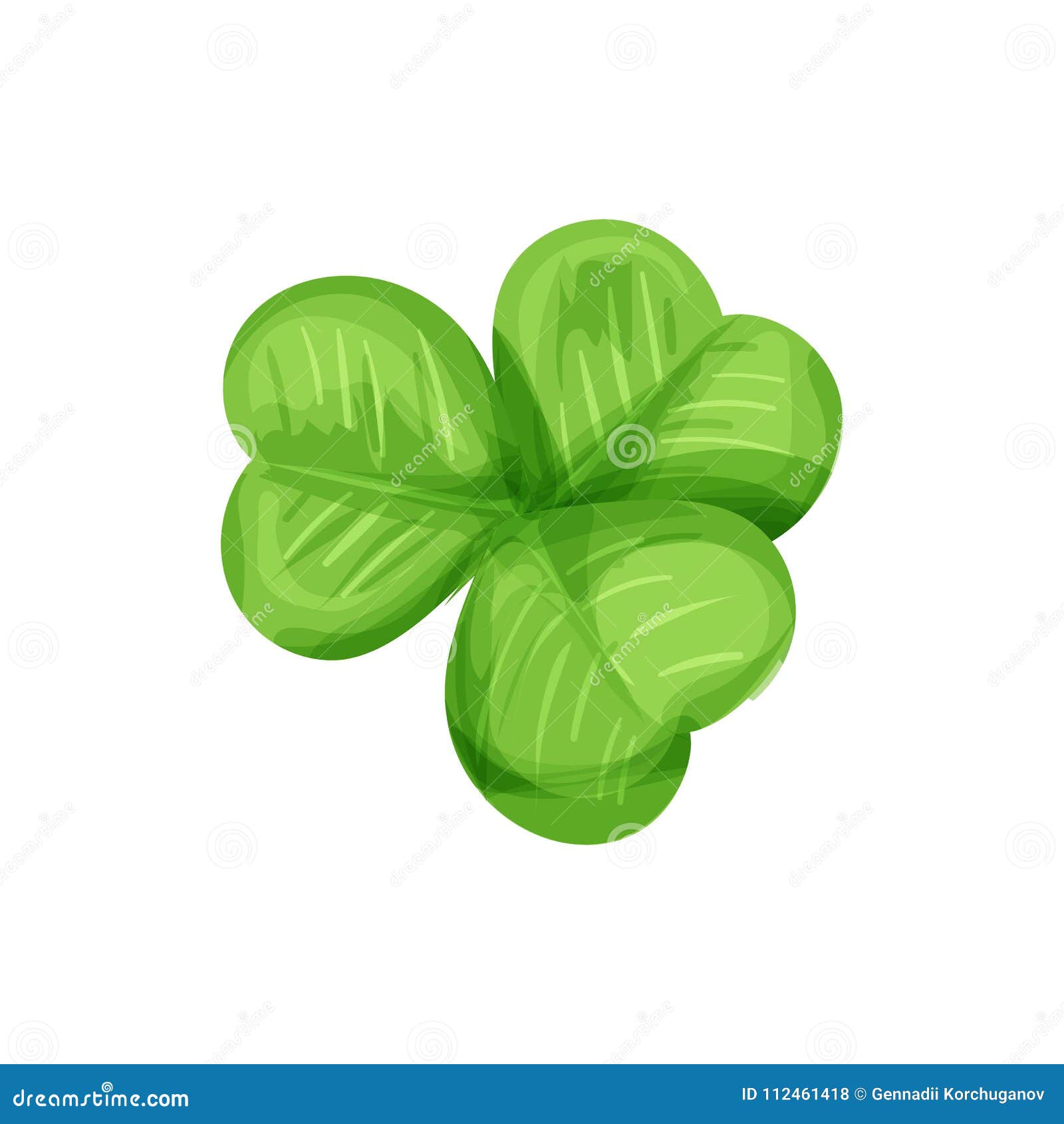 Clover icon top view stock illustration. Illustration of abstract ...