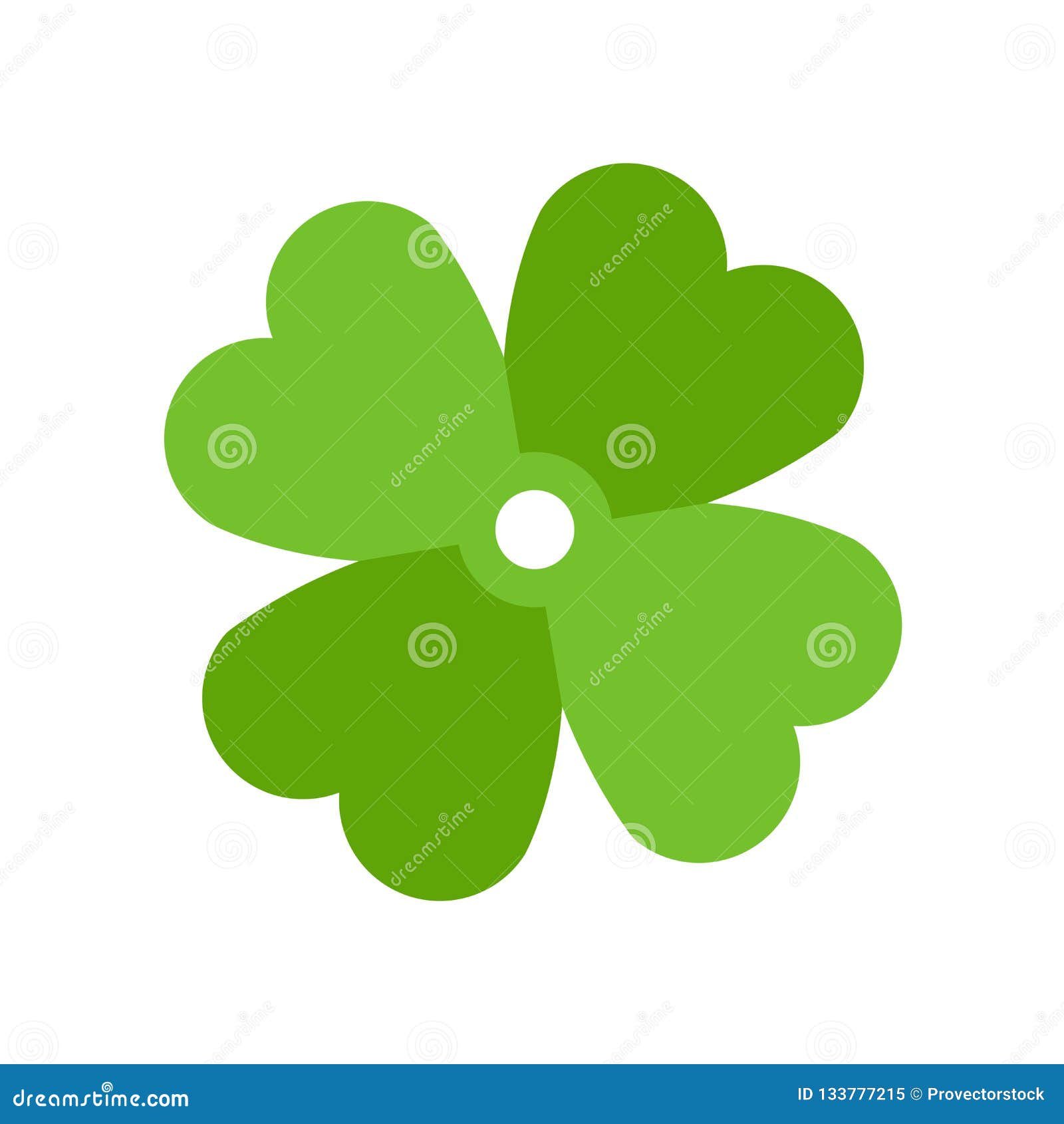 Clover Icon Vector Sign and Symbol Isolated on White Background Stock ...