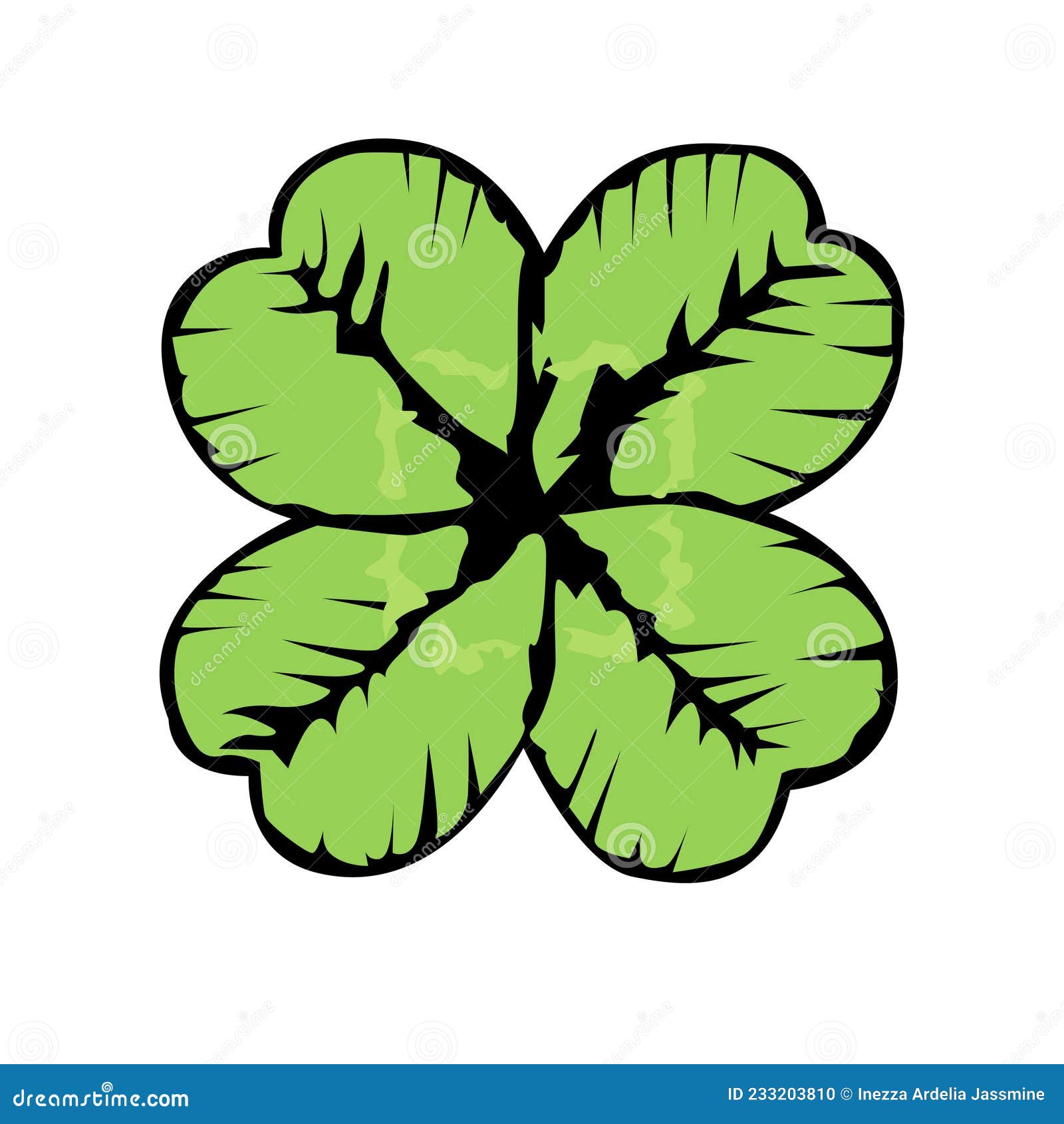 Illustration Vector Graphic of Clover Stock Vector - Illustration of ...