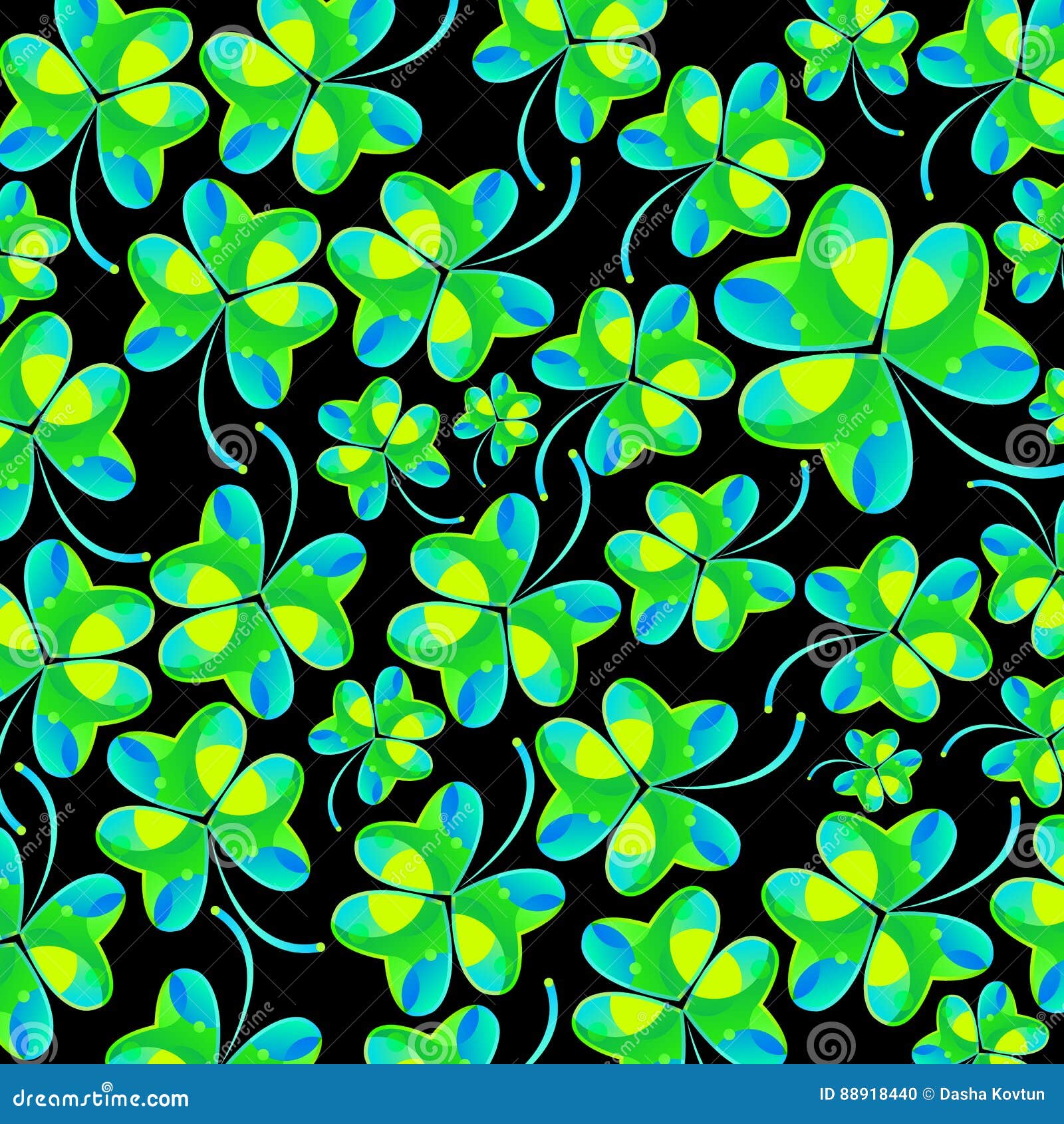 Clover Leaf Illustration Luck Irish Vector Nature Stock Vector ...