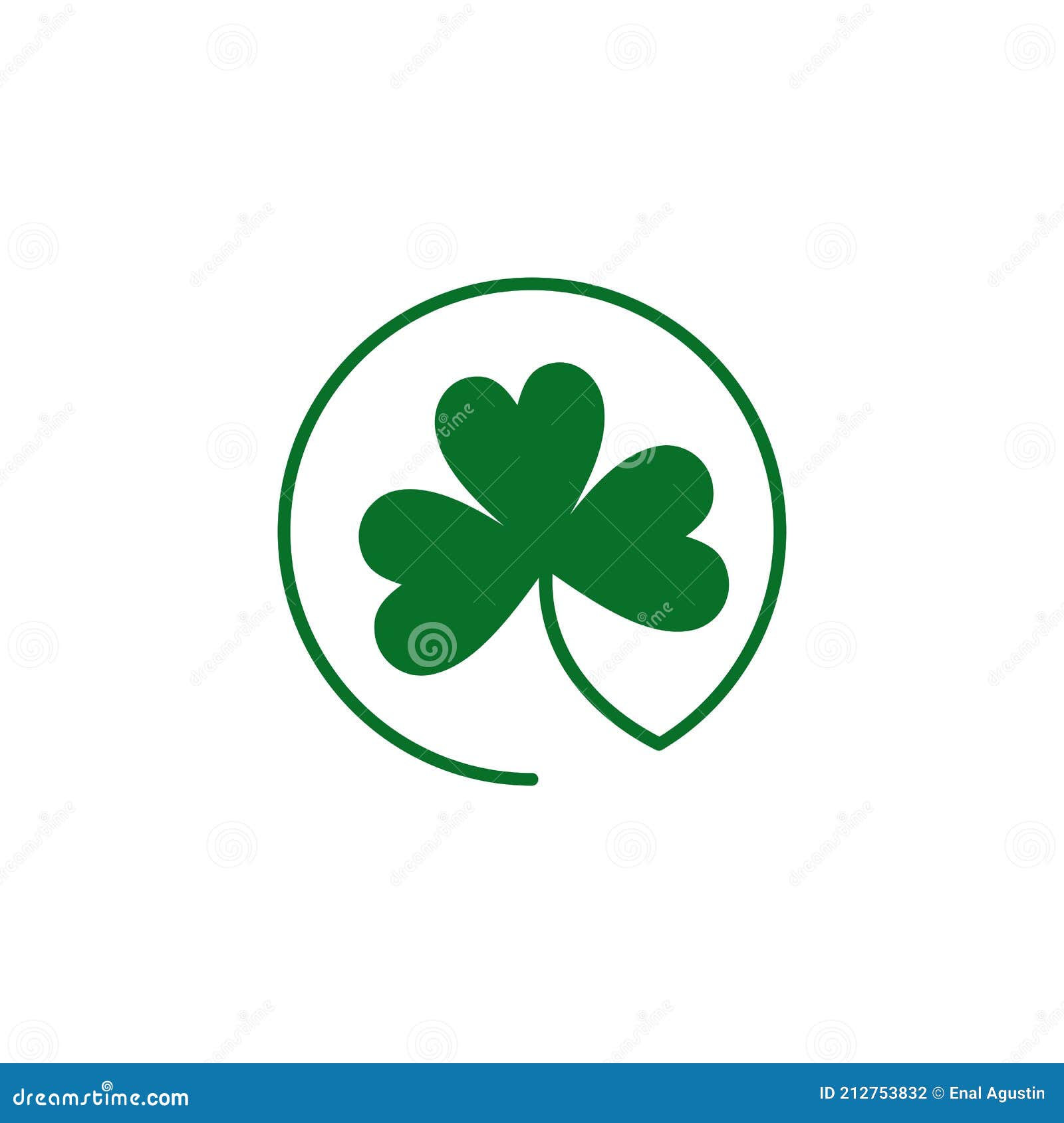 Clover Leaf Logo Design Template Stock Vector - Illustration of label ...