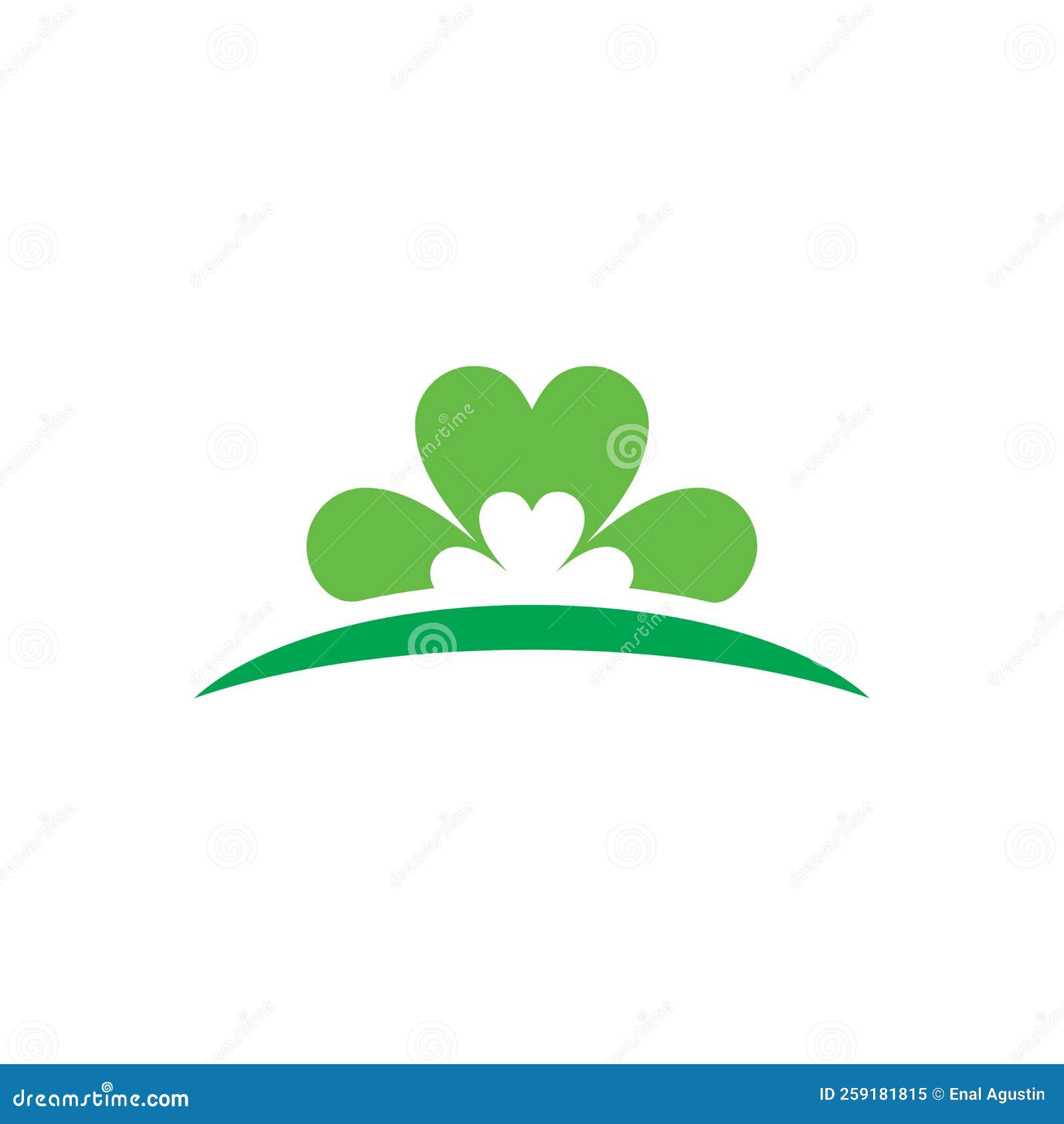 Clover Leaf Logo Design Template Stock Illustration - Illustration of ...