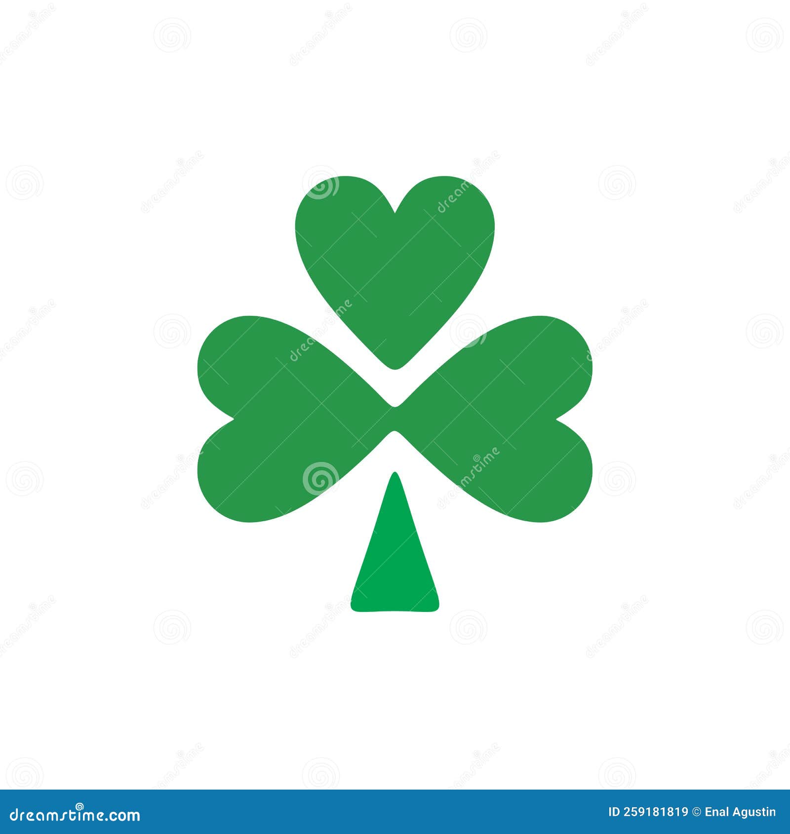 Clover Leaf Logo Design Template Stock Illustration - Illustration of ...