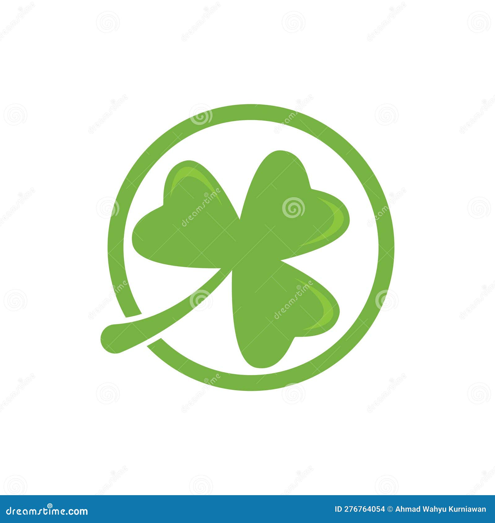 Clover leaf logo stock vector. Illustration of symbol - 276764054