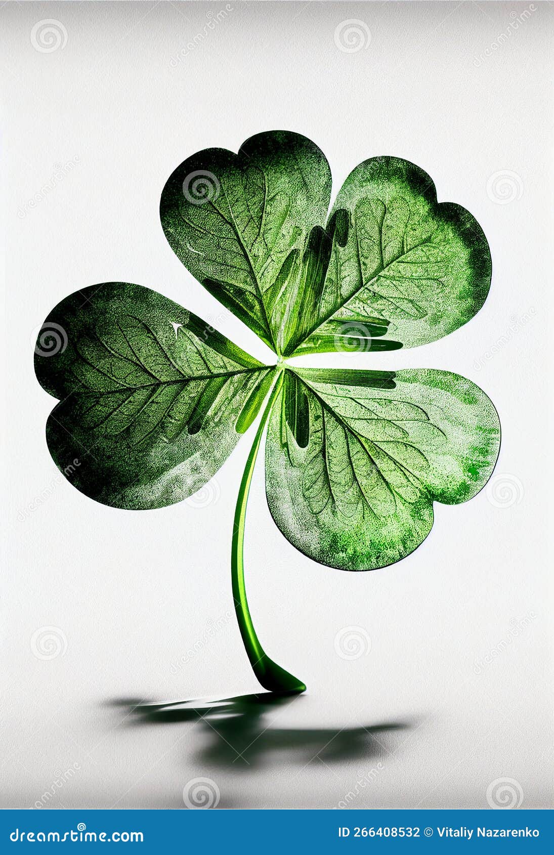 Clover Leaf - Symbol of St. Patrick S Day Stock Illustration ...