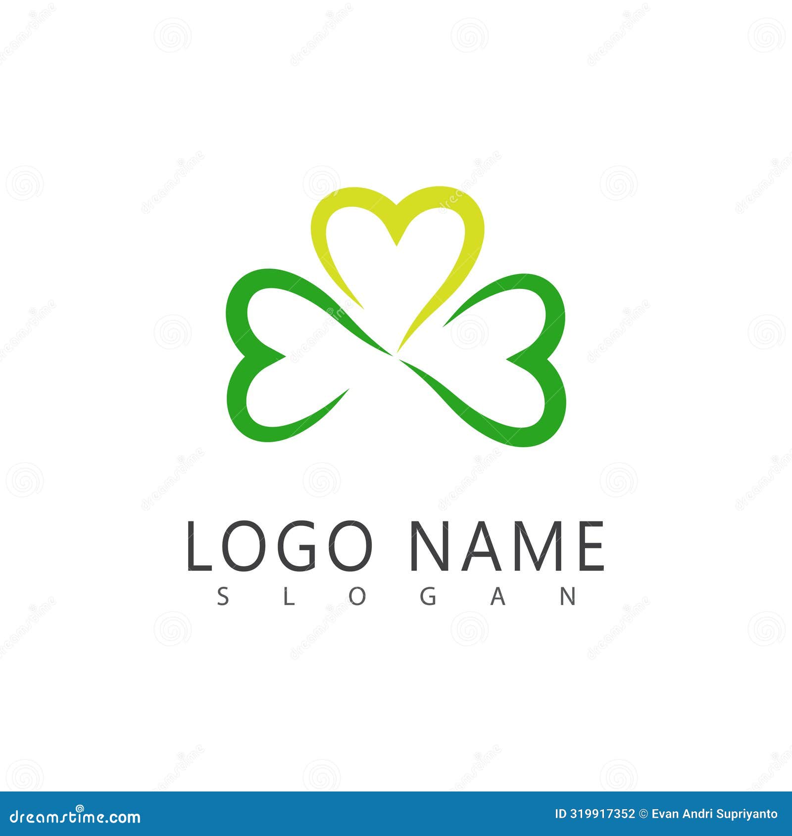Clover Logo Vector Template Nature and Symbol Stock Vector ...
