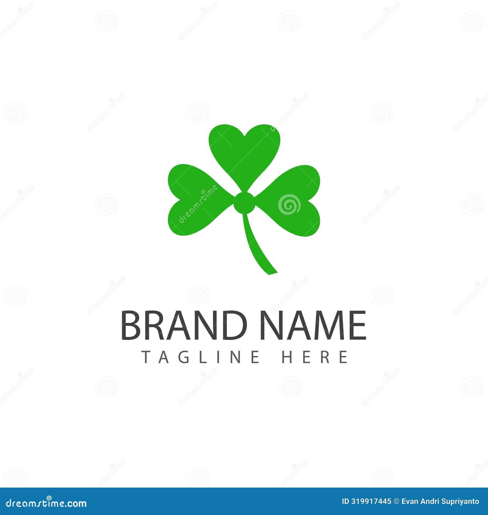 Clover Logo Vector Template Nature and Symbol Stock Vector ...