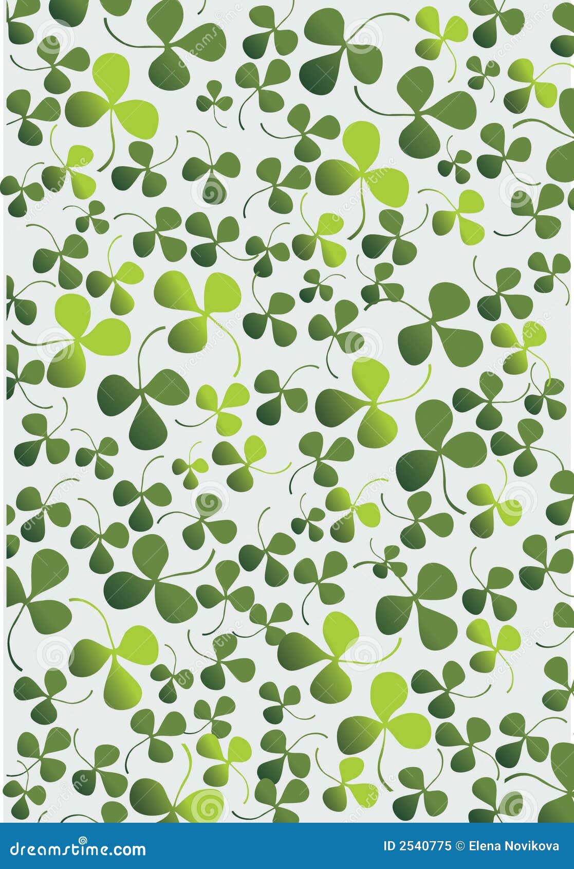 Clover ornament stock vector. Illustration of beautiful - 2540775