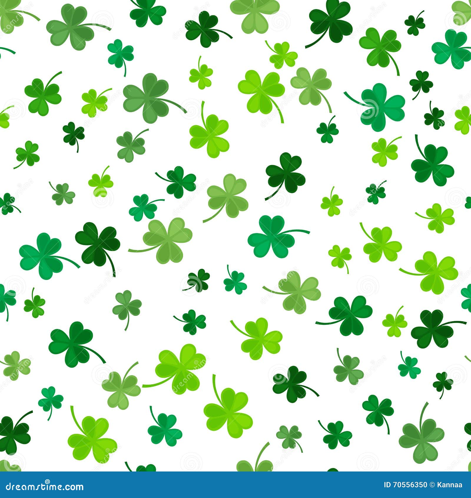 Clover Seamless Pattern Illustration Stock Illustration Illustration