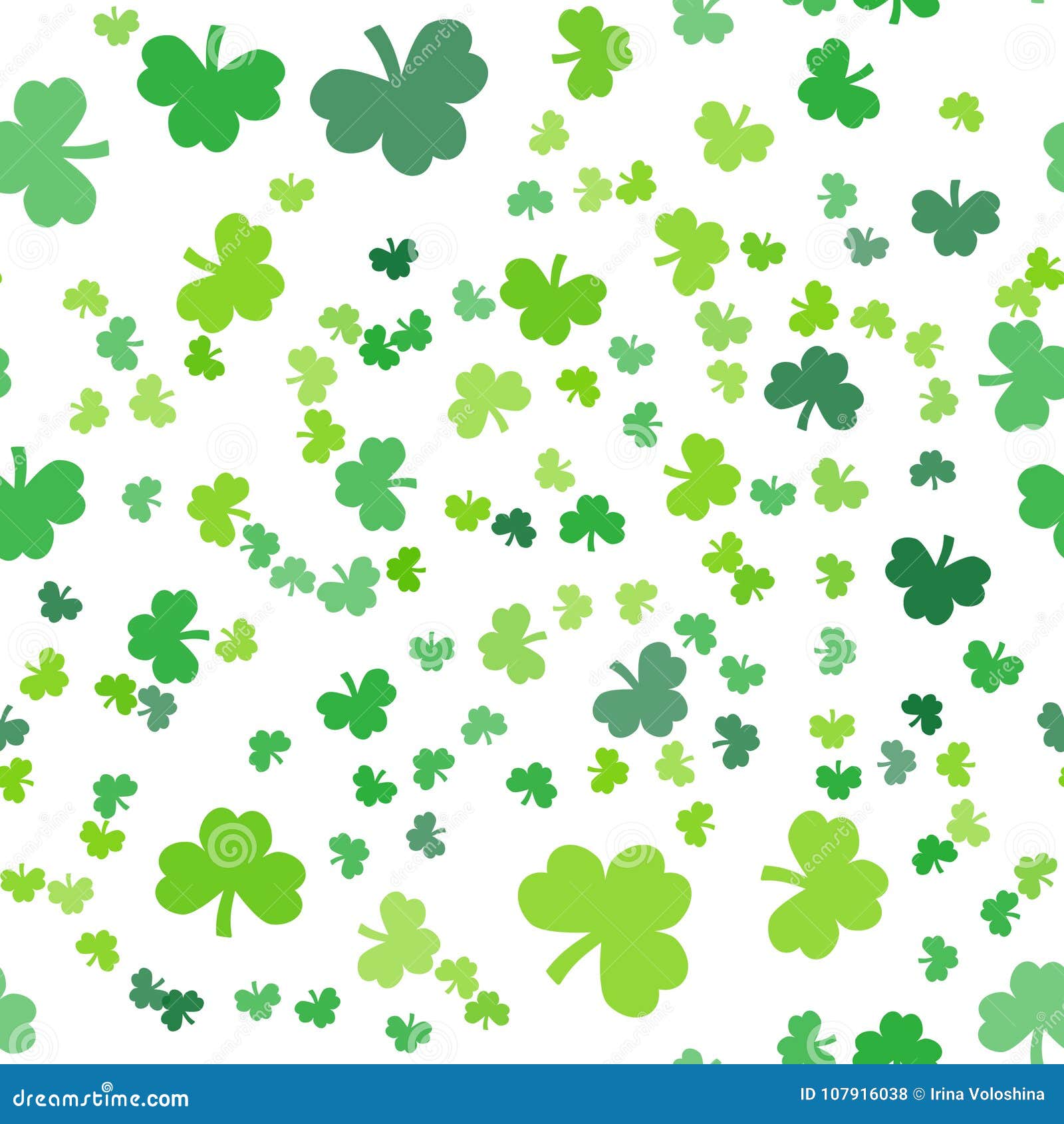 Clover seamless pattern stock illustration. Illustration of element ...