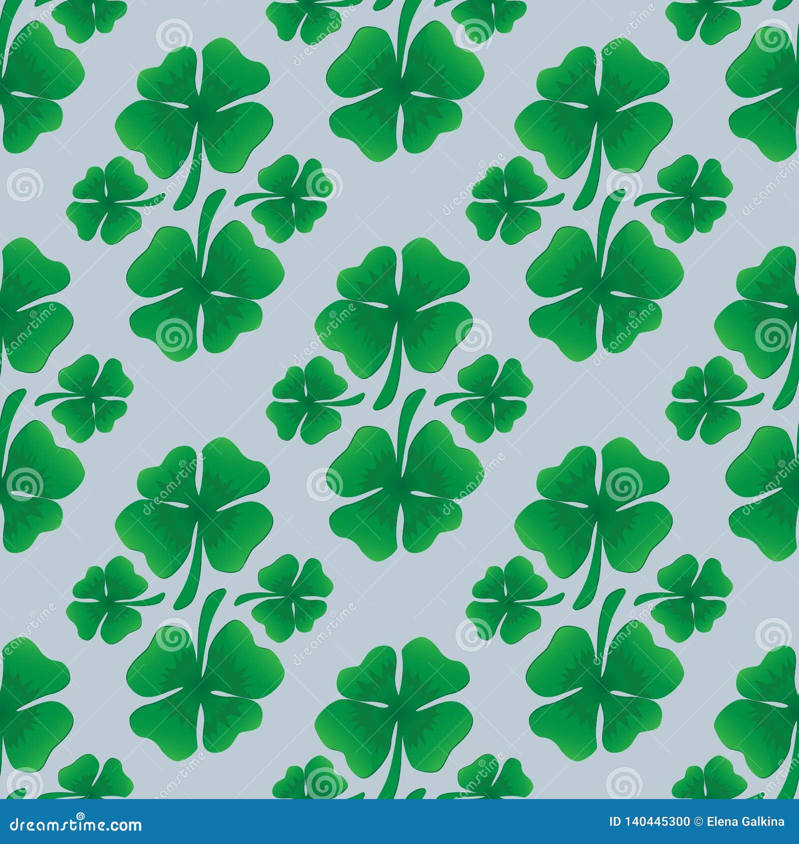 Clover seamless pattern stock vector. Illustration of decoration ...