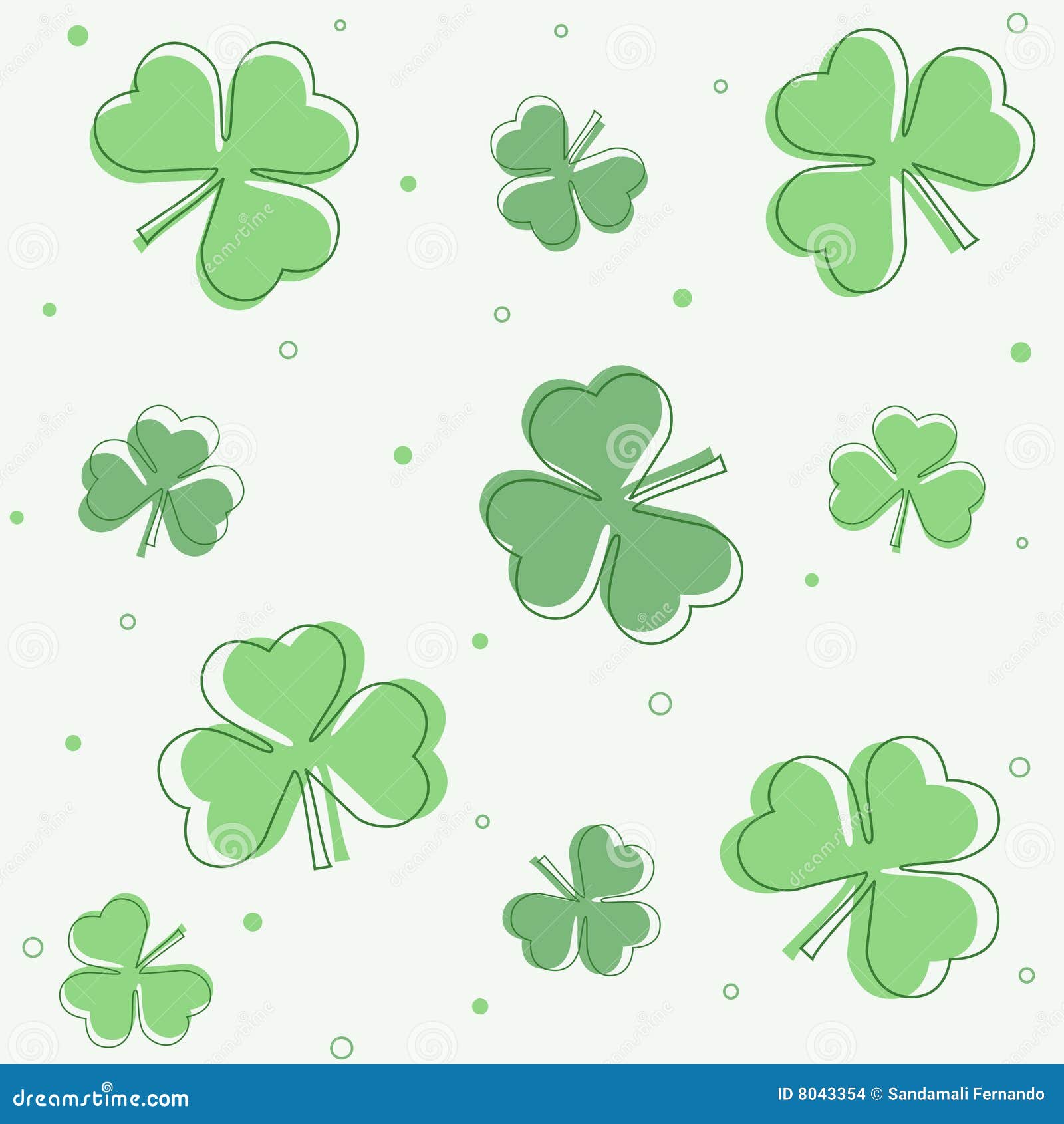 Clovers Cartoon Vector | CartoonDealer.com #28953553