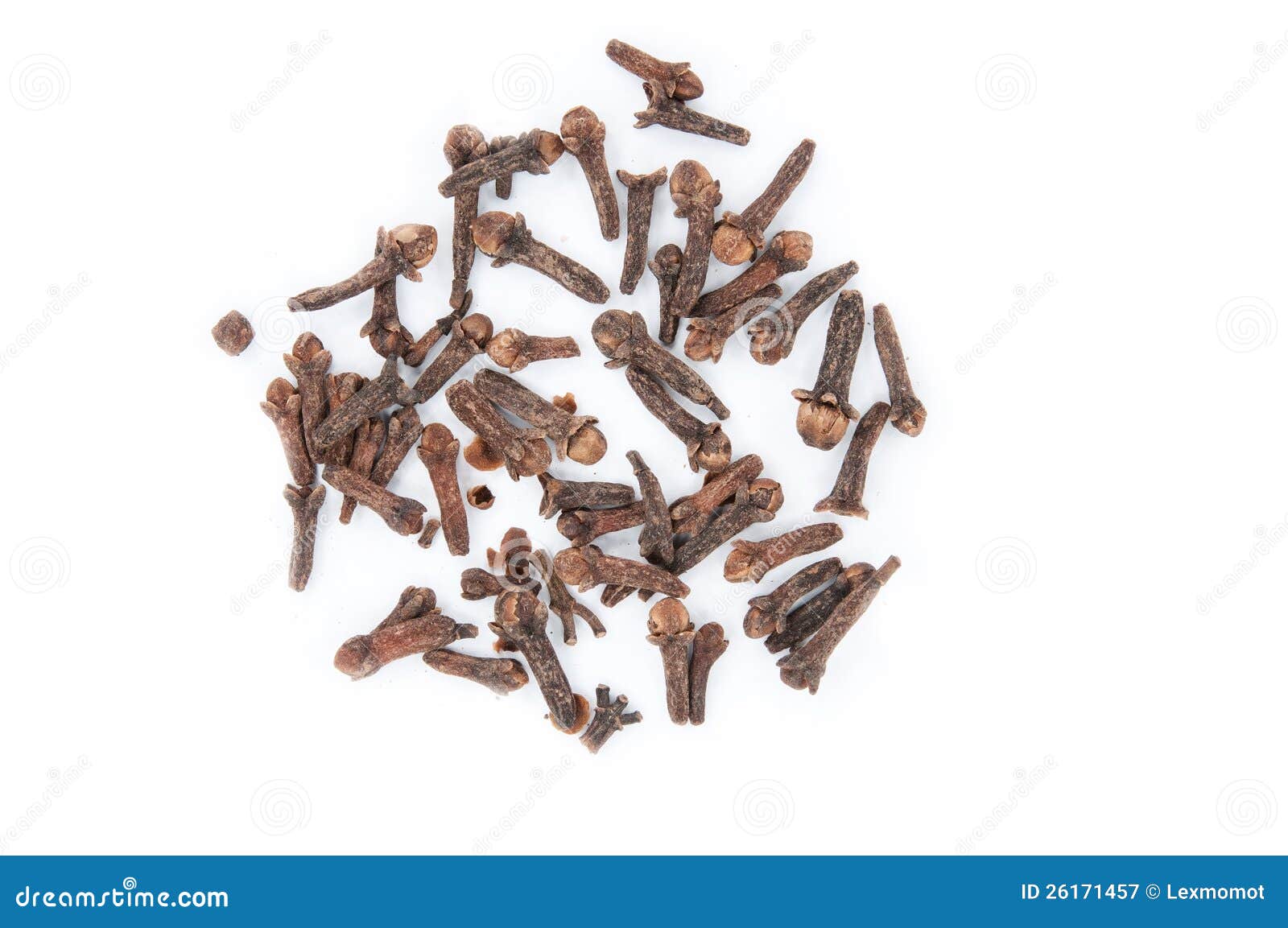 Cloves, on an Isolated Background Stock Image - Image of food, spice ...