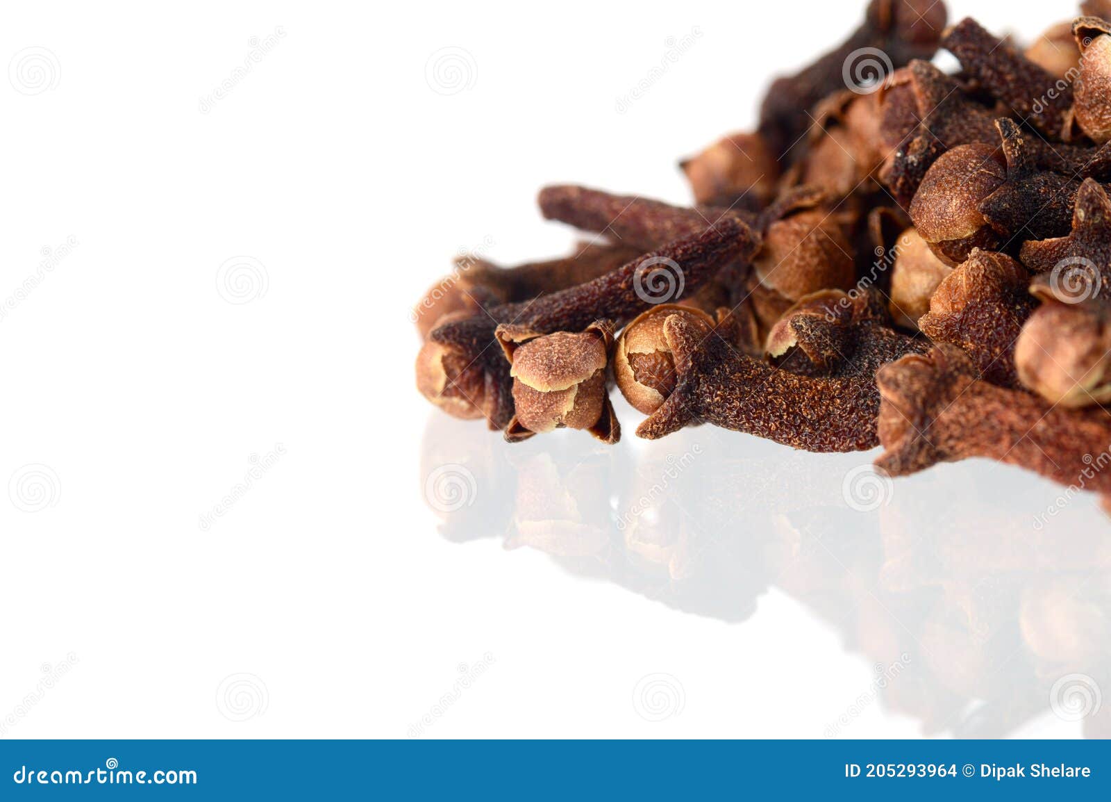 Cloves Isolated on White Background Stock Photo - Image of indian, heap ...