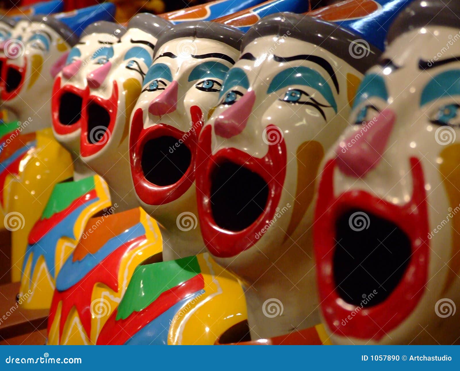 Clown stock photo. Image of mouth, open, winning, yellow - 1057890