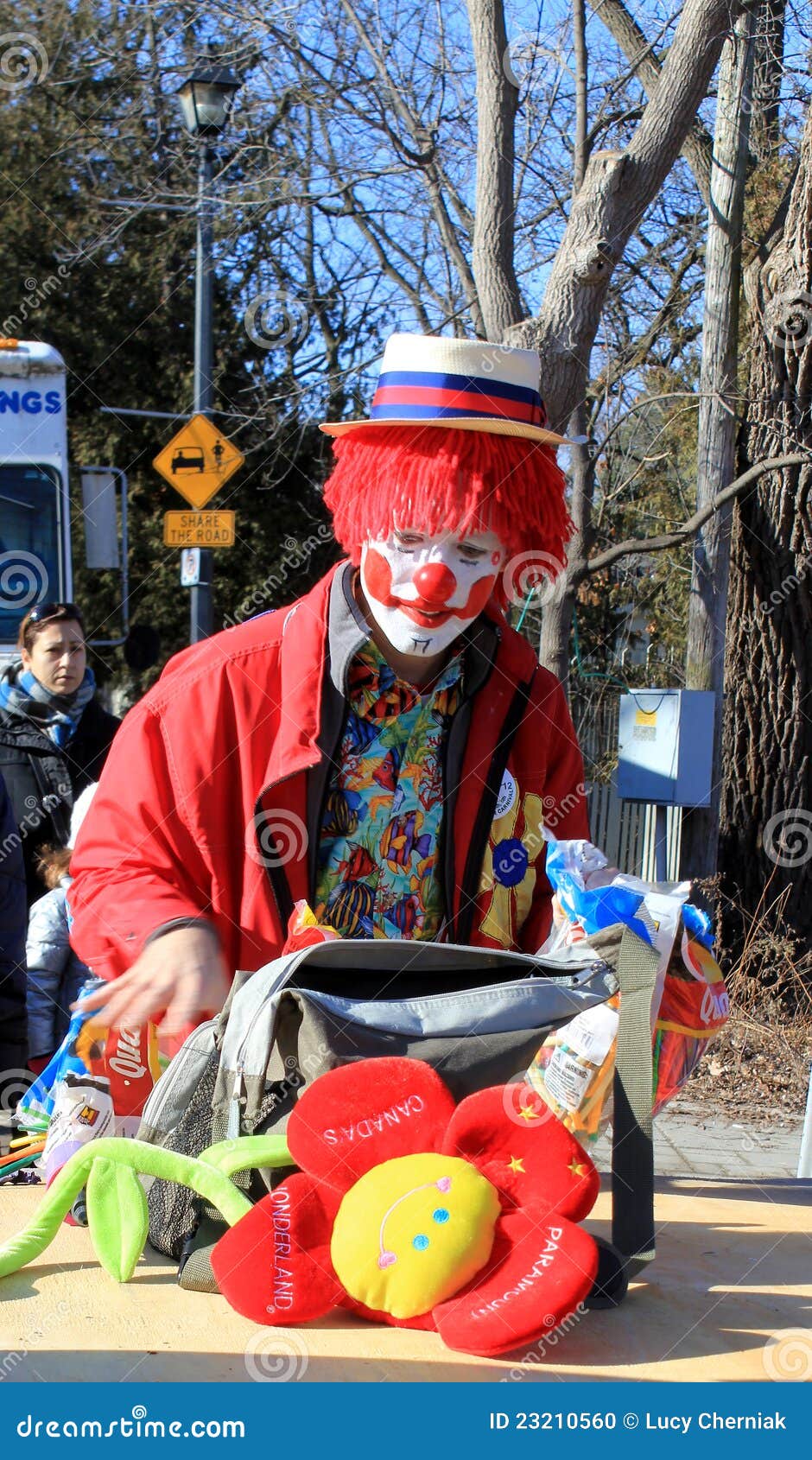 Clown editorial image. Image of event, season, face, canada - 23210560