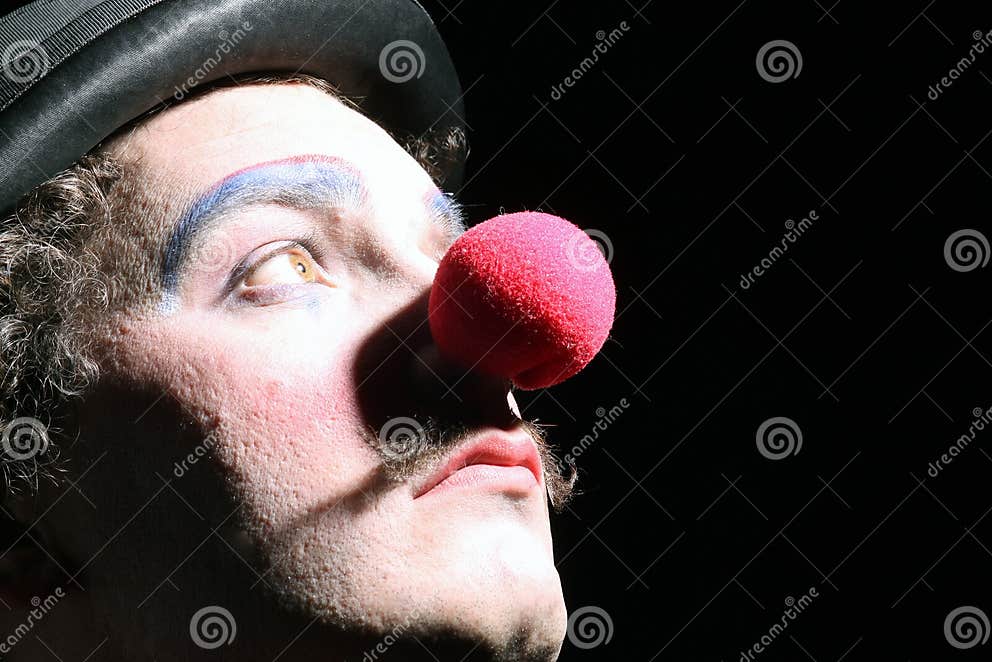 Clown stock photo. Image of teatro, mustache, strange - 8651842
