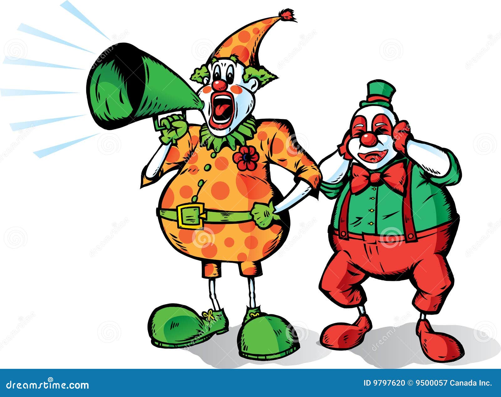 Vector Clowns In A Pose Letters Of The English Alphabet | CartoonDealer ...