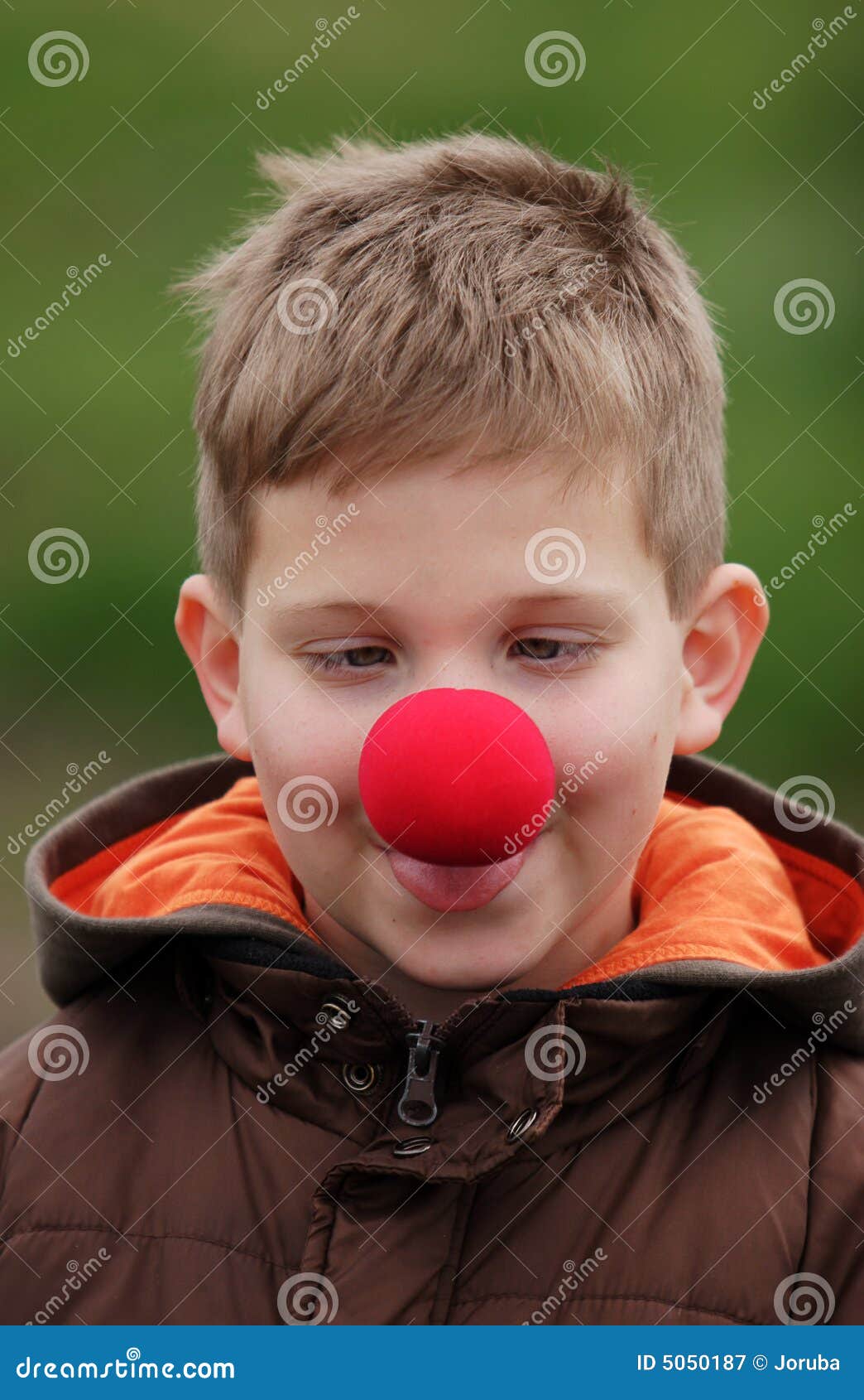 Clown boy stock image. Image of cute, young, play, nose - 5050187