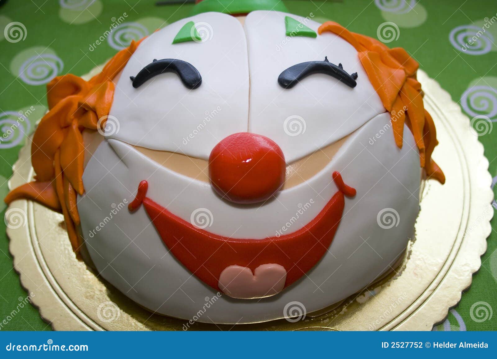 Clown Cake stock photo. Image of colorful, color, birthday - 2527752