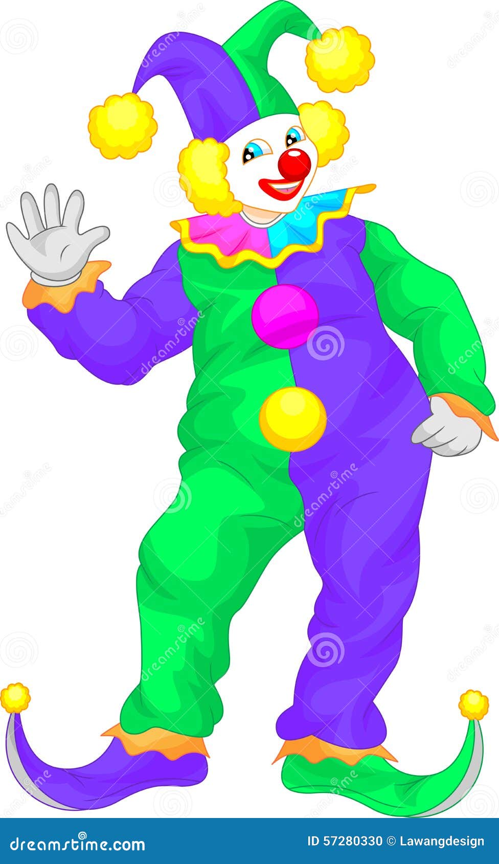 Clown Cartoon Hand Drawn Royalty-Free Stock Photo | CartoonDealer.com ...