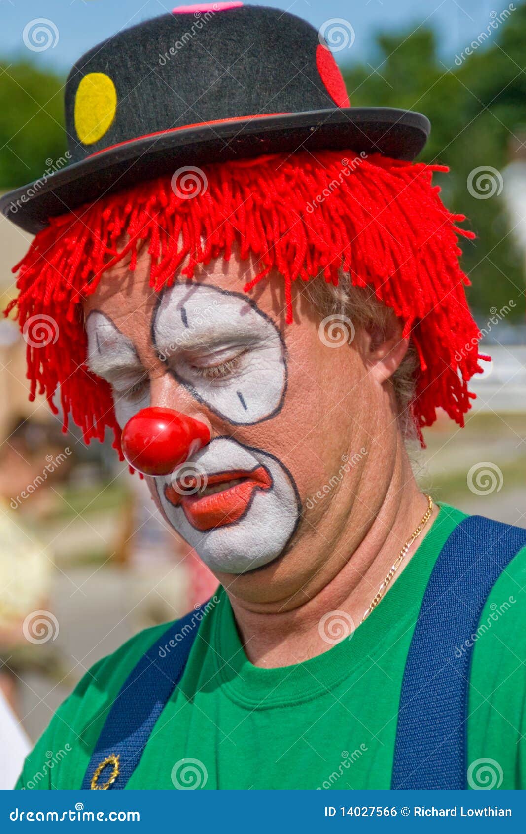 Clown de cirque photo stock. Image du pitre, coloré, rouge - 14027566