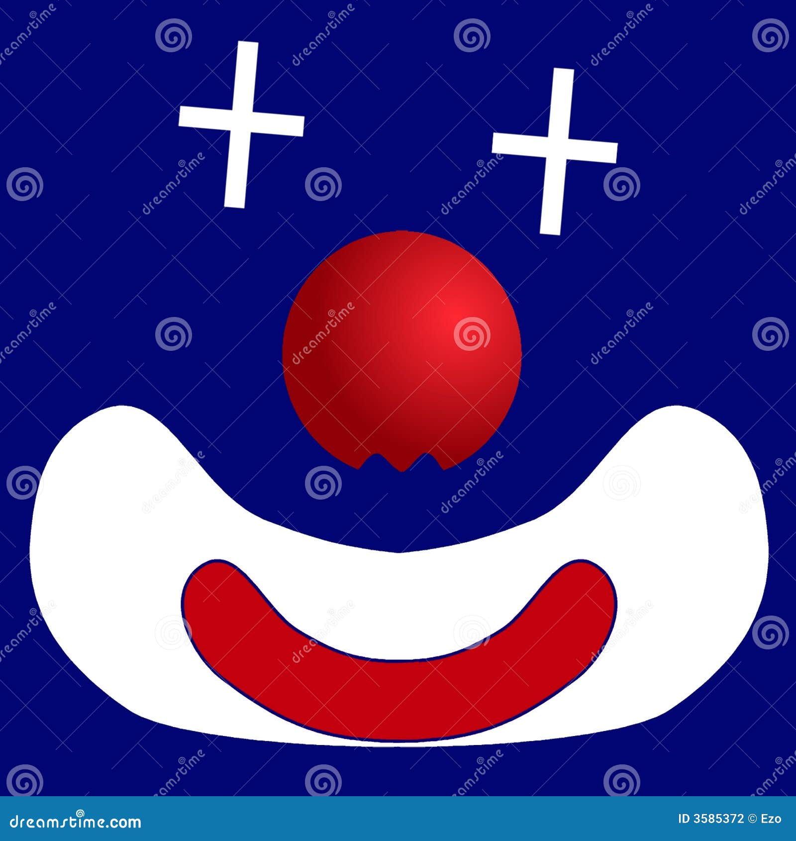 Clown de graphisme illustration stock. Illustration of graphisme - 3585372