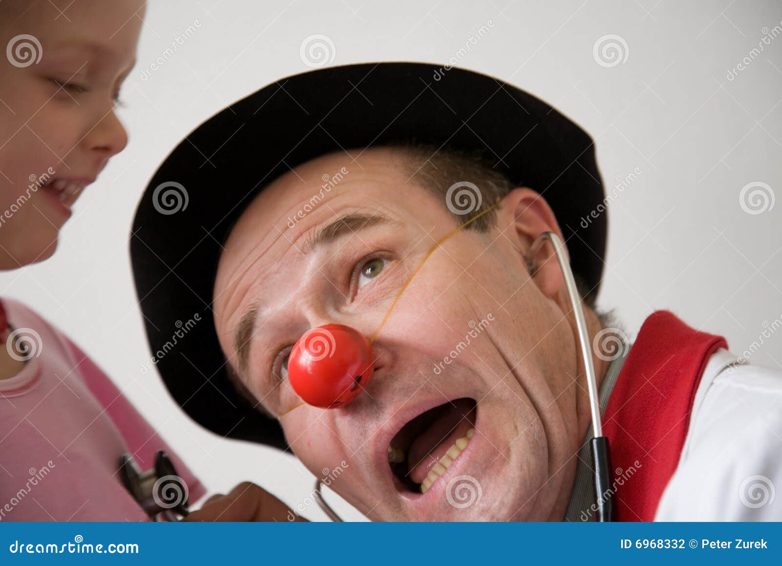 Clown doctor stock photo. Image of medical, face, people - 6968332